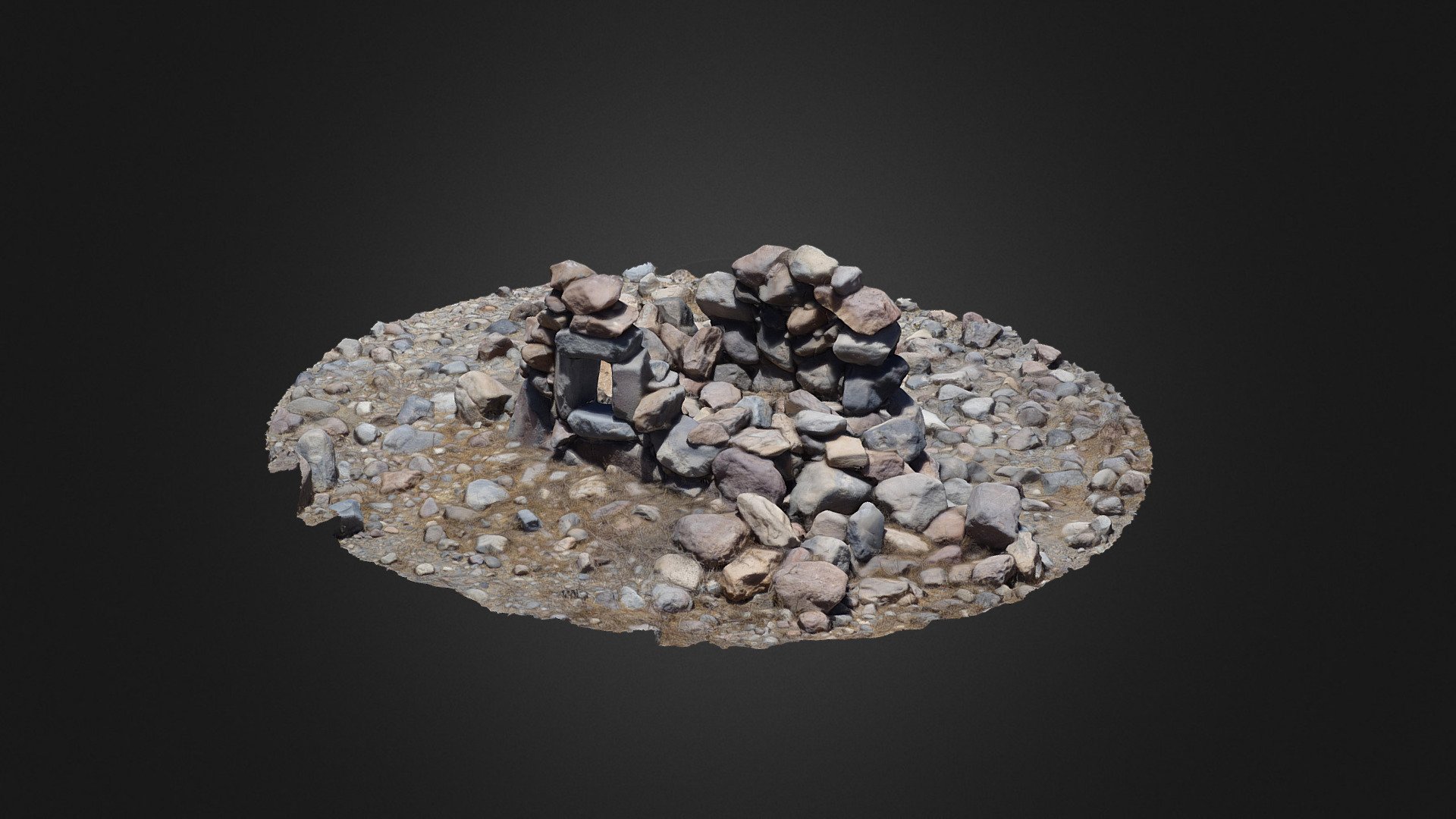 Estuctura tipo chullpa Paniri (Chile) - 3D model by AGuimil [60c3abe ...