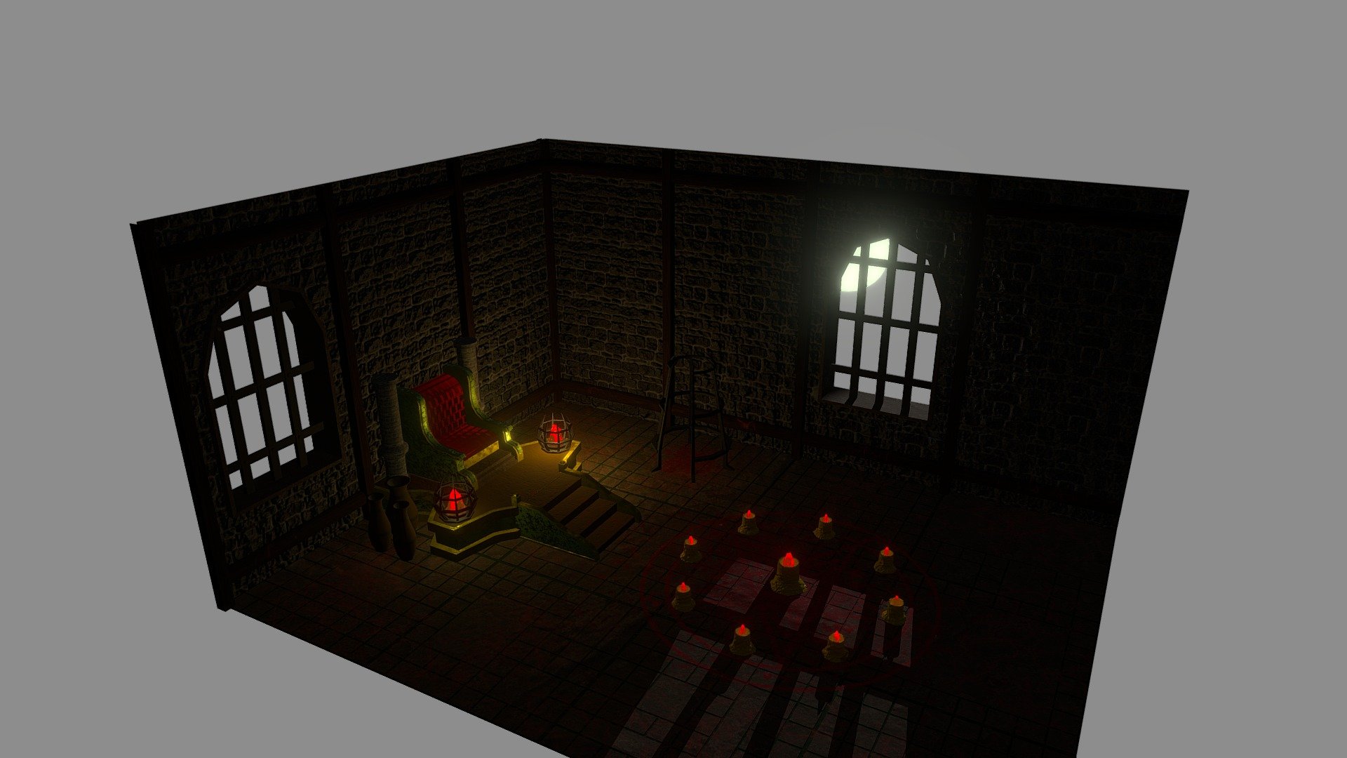 Castle S - 3D model by 3axap_aleinikov [60c42e6] - Sketchfab
