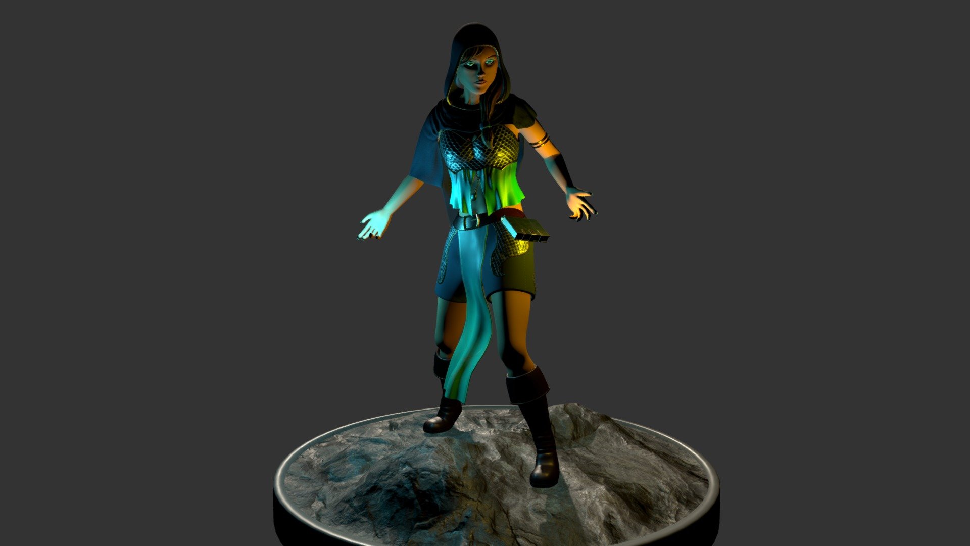 Battle mage - 3D model by Ireyon [60c435e] - Sketchfab
