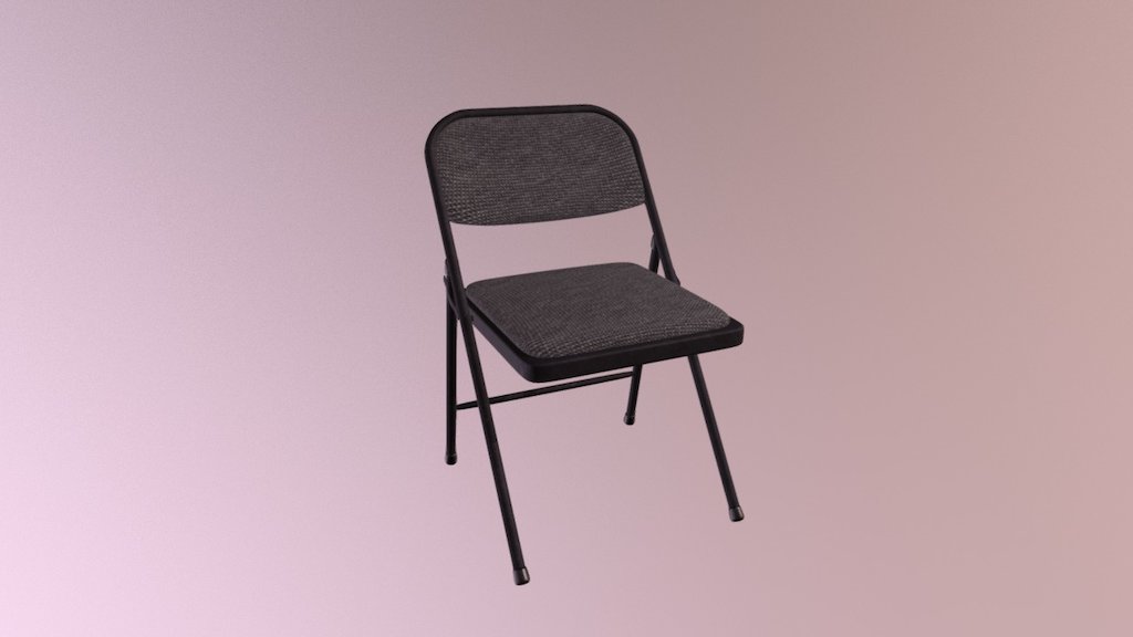 Folding Chair - 3D model by Seth Paxton (@sethpaxton) [60c469b] - Sketchfab