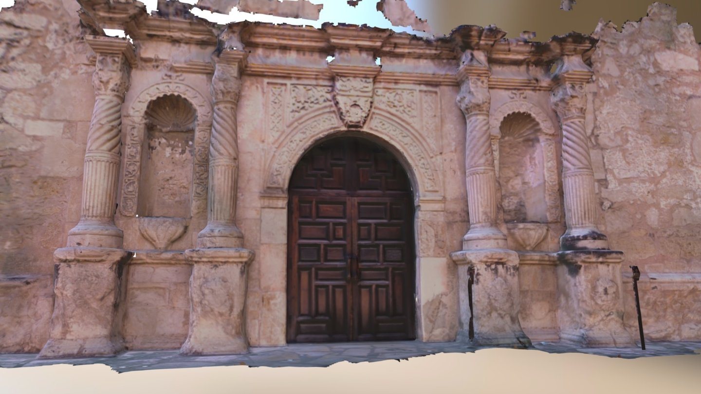 Alamo captured with DotProduct - 3D model by Pointfuse [60c4de1 ...