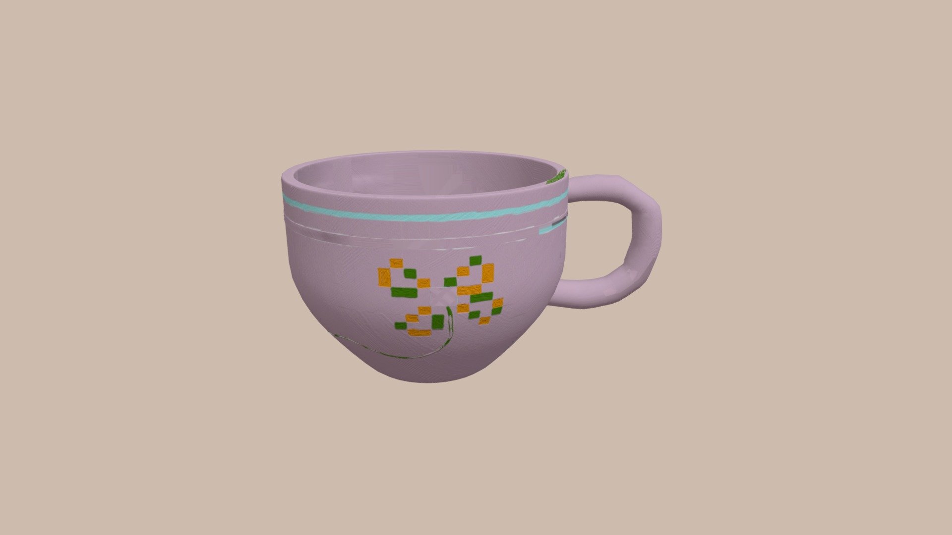Tea cup T - 3D model by tashaayers8 [60c50e5] - Sketchfab