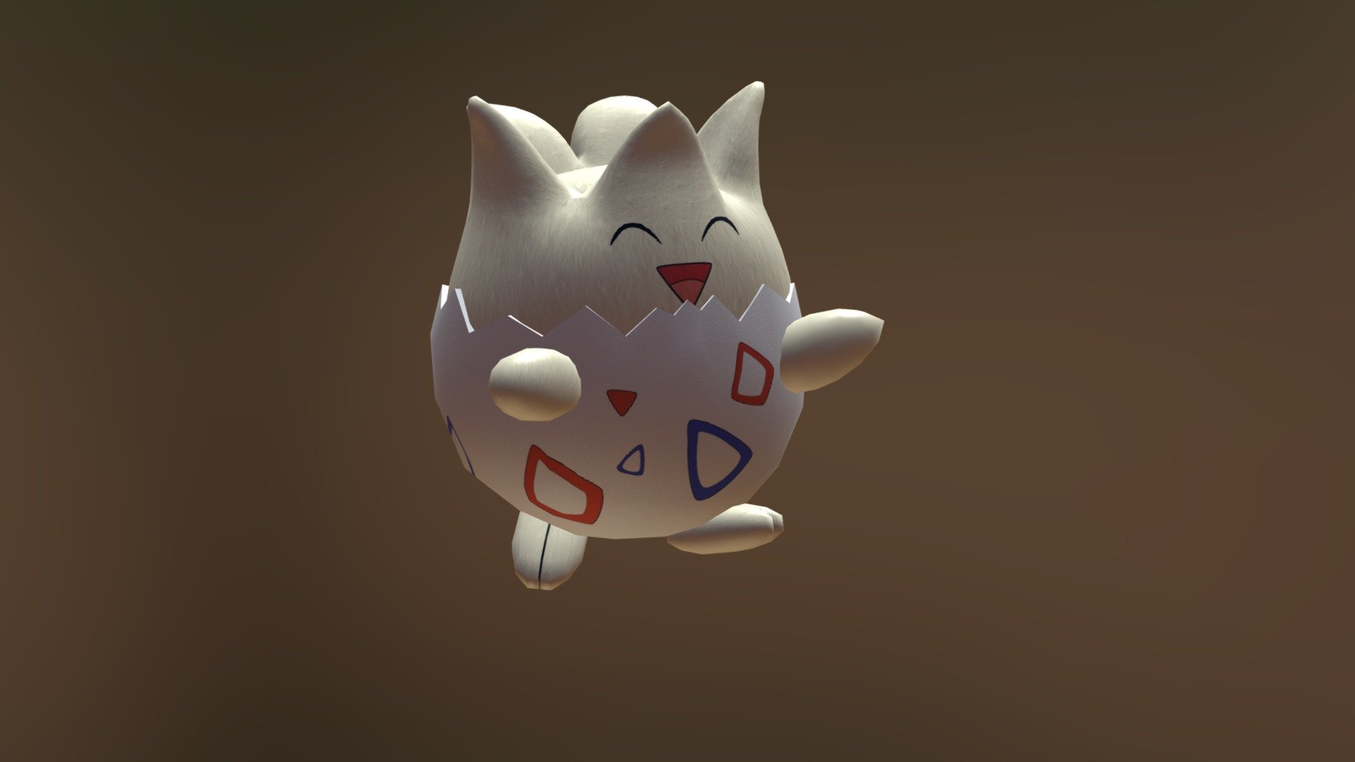Togepi #175 - 3D model by Ian Diaz (@Dyckzu) [60c57e7] - Sketchfab