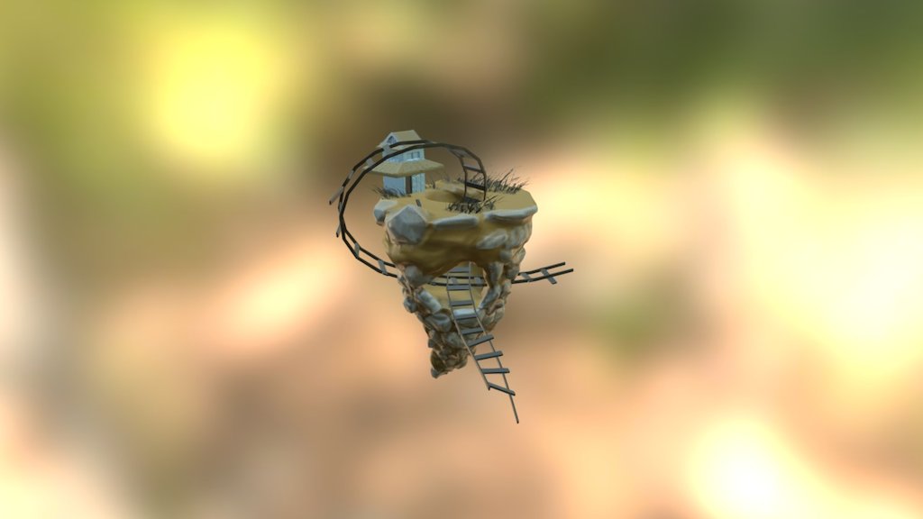 Train Island Diorama - 3D model by Nocxron [60c5fc3] - Sketchfab