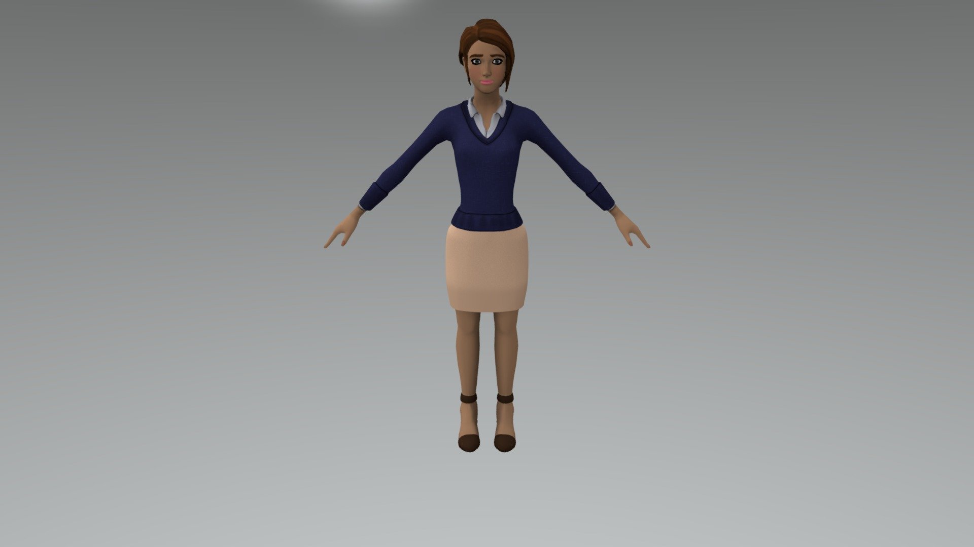 Girl - 3D model by jeremy.falcon [60c60f5] - Sketchfab