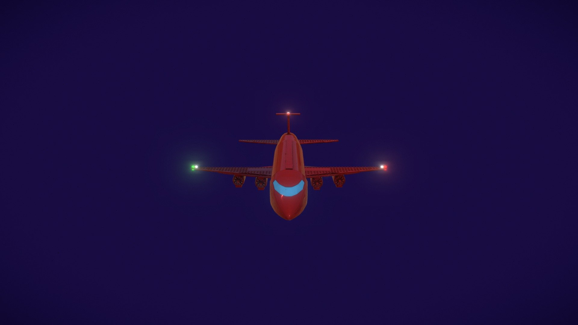 Red Lego Airplane - 3D model by Jackbooth325 [60c78b7] - Sketchfab