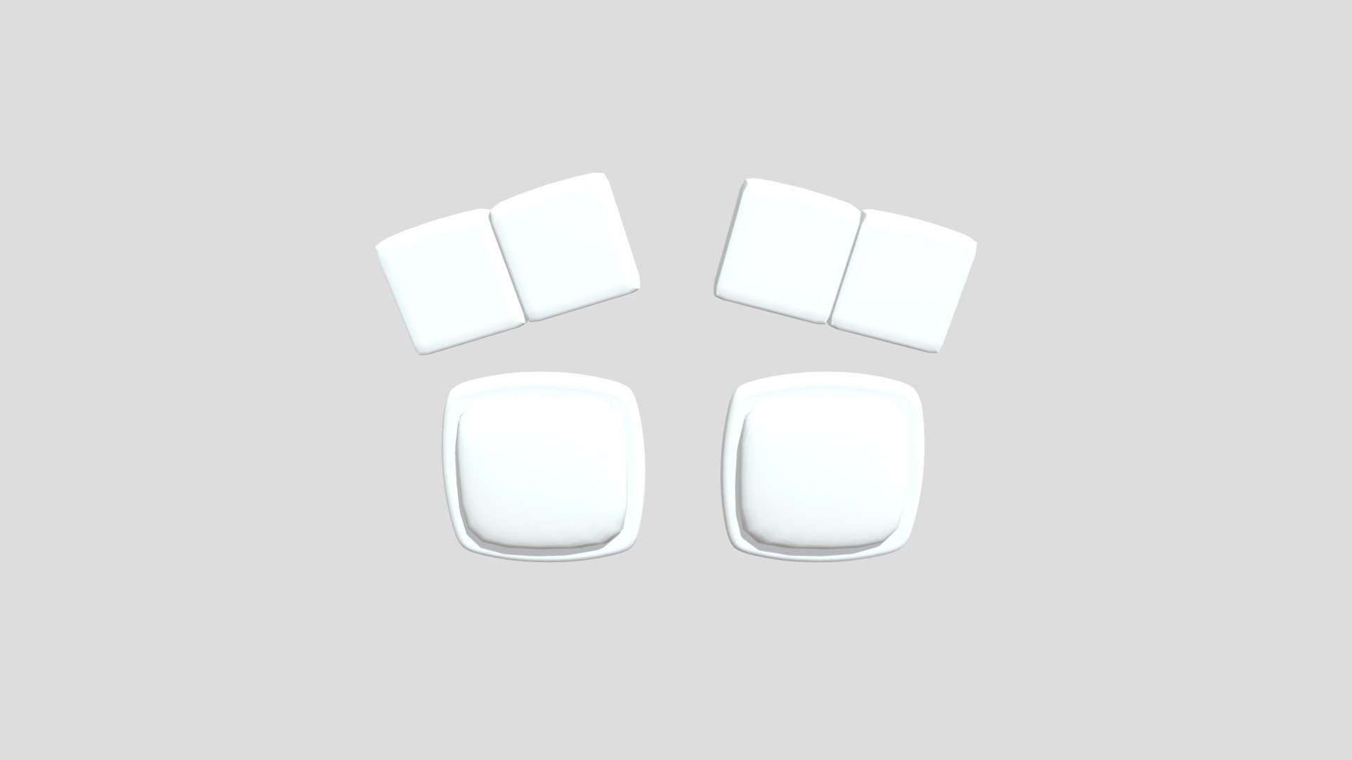 Numberblock 4 - Download Free 3D model by landon141 [60c7b90] - Sketchfab