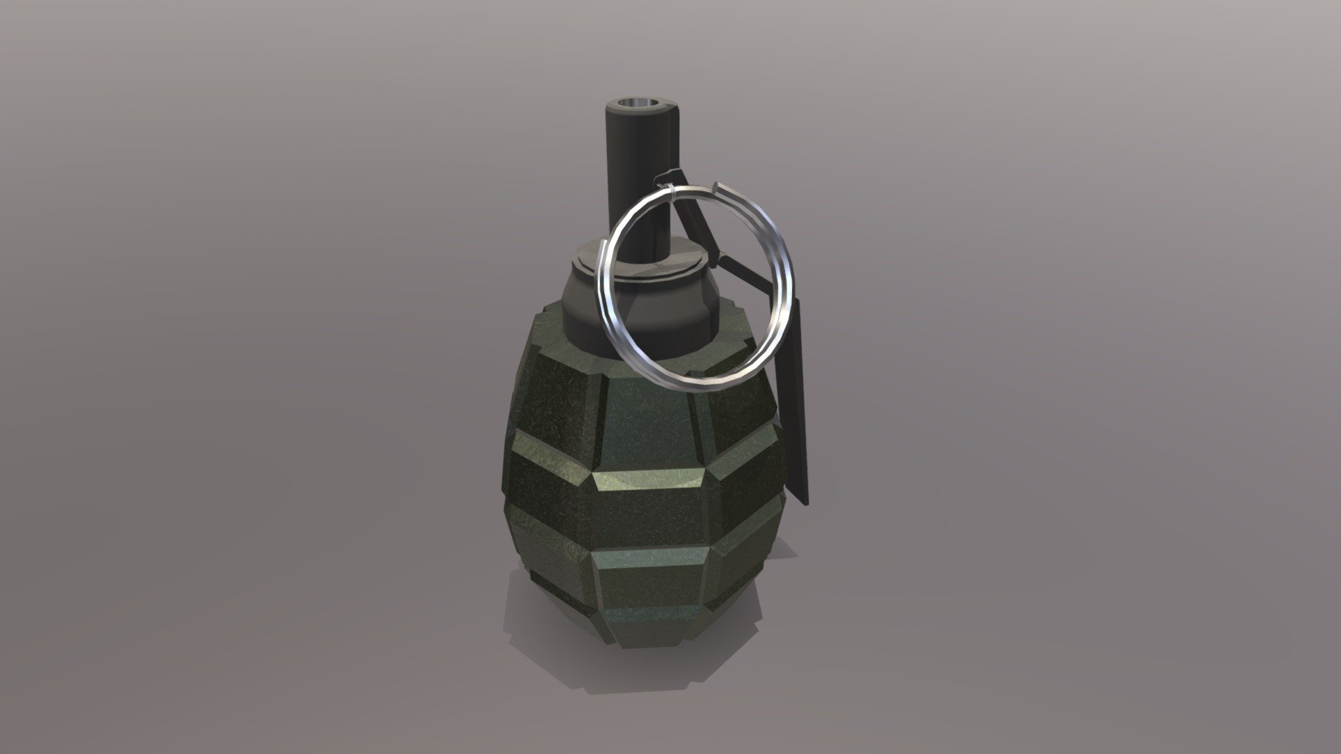 Grenade - Download Free 3D model by Anastasiya_Vdovenko (@space_mango ...