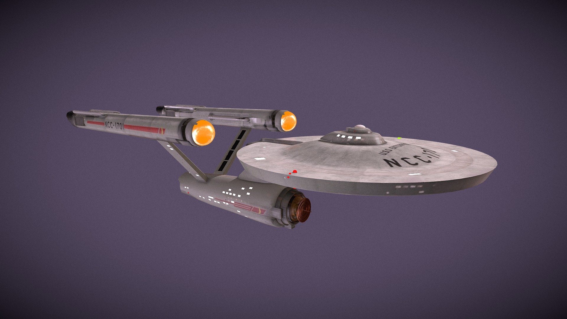 USS Enterprise - 3D model by Lucía Cristofanetti (@ittenafotsirc ...