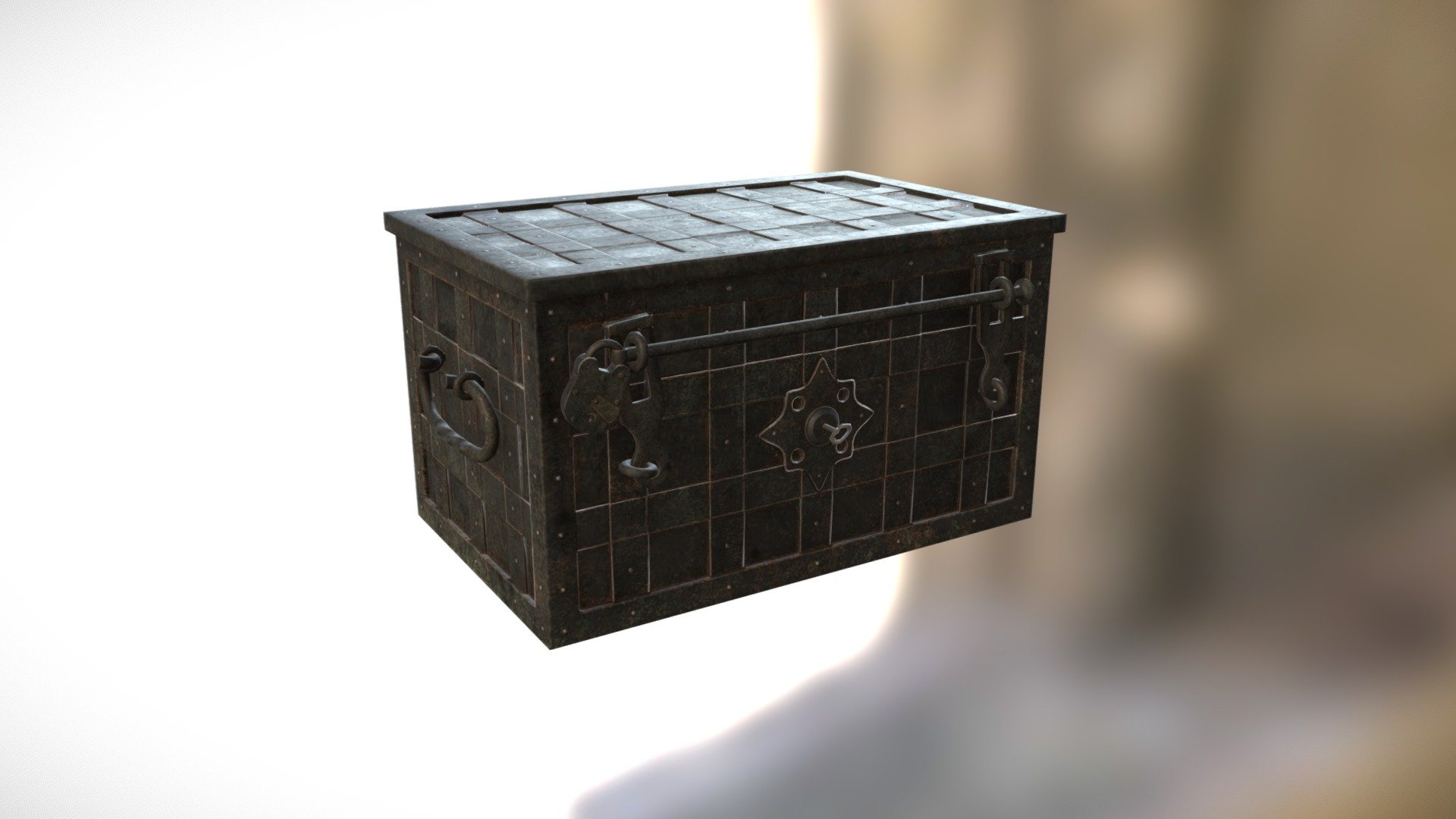 Metal Chest - 3D model by richardstill002 [60cbc59] - Sketchfab
