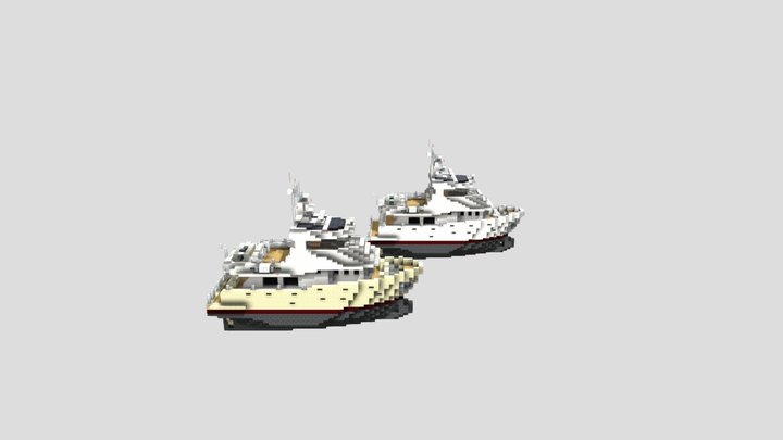 Minecraftyacht 3D models - Sketchfab