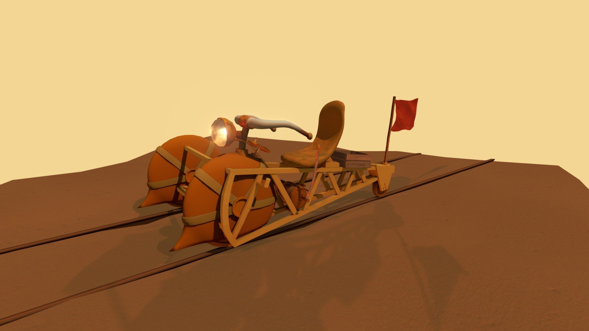 rail in the sand - Download Free 3D model by Lukasvop (@lukasvopp ...