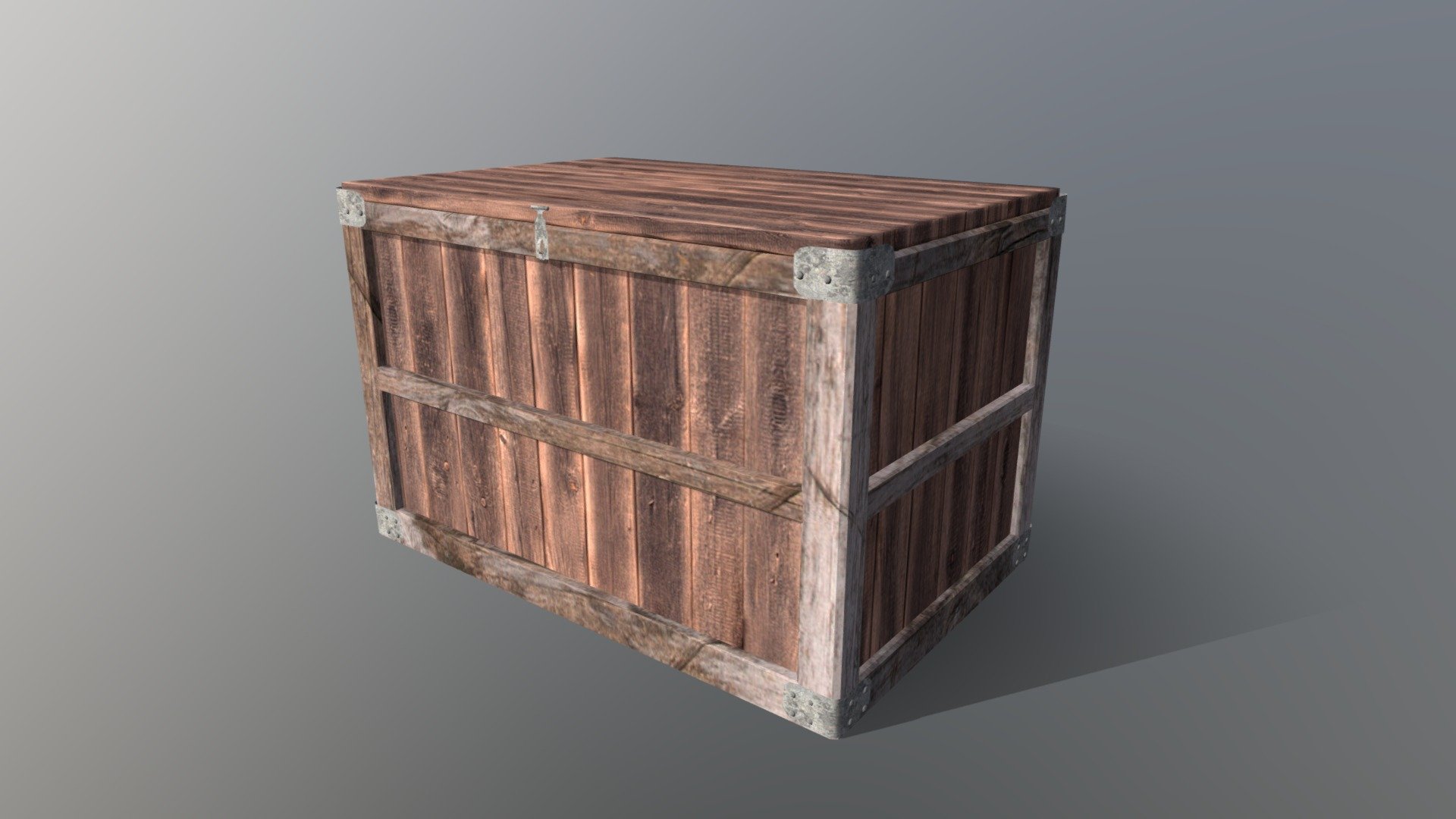 Crate - 3D model by Nick Marchese (@nmarchese) [60ce9e5] - Sketchfab