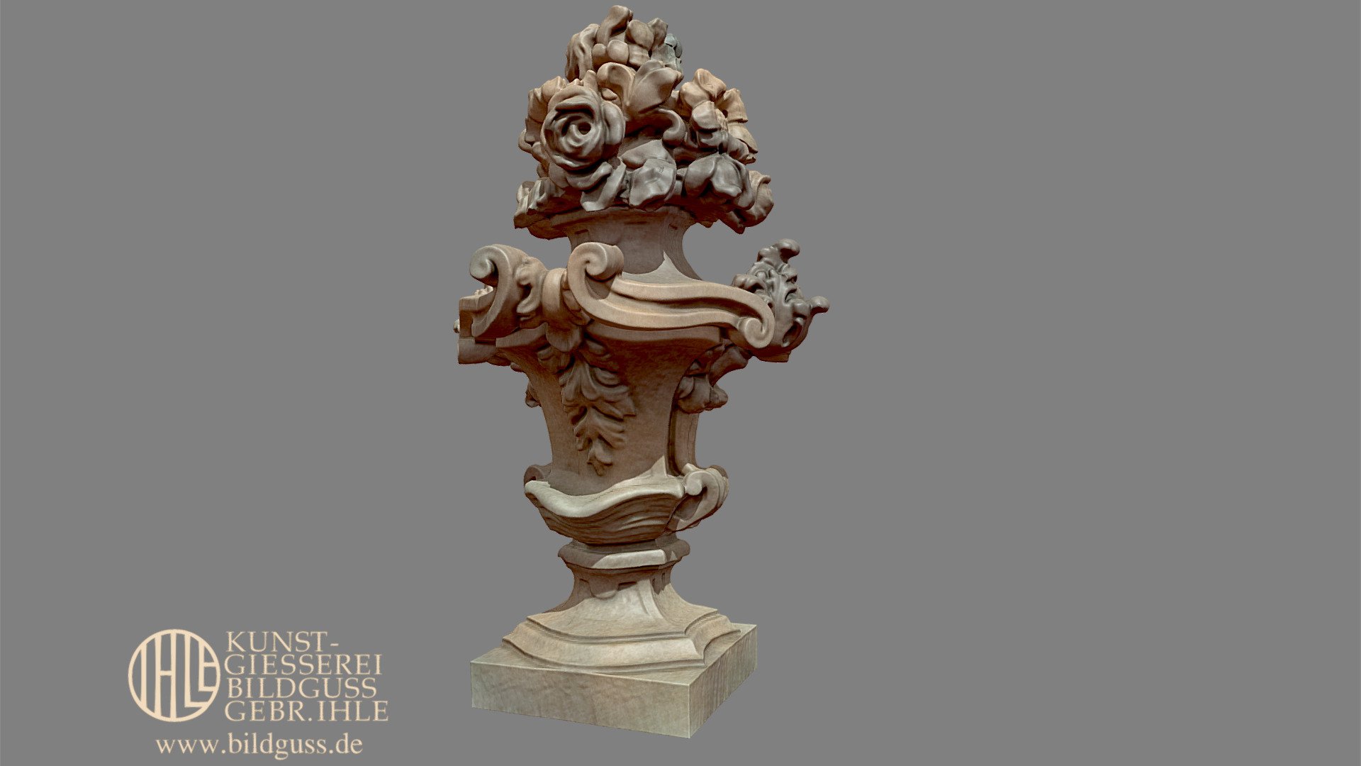 Vase Barock Sachsen - 3D model by gussbronze [60cee76] - Sketchfab