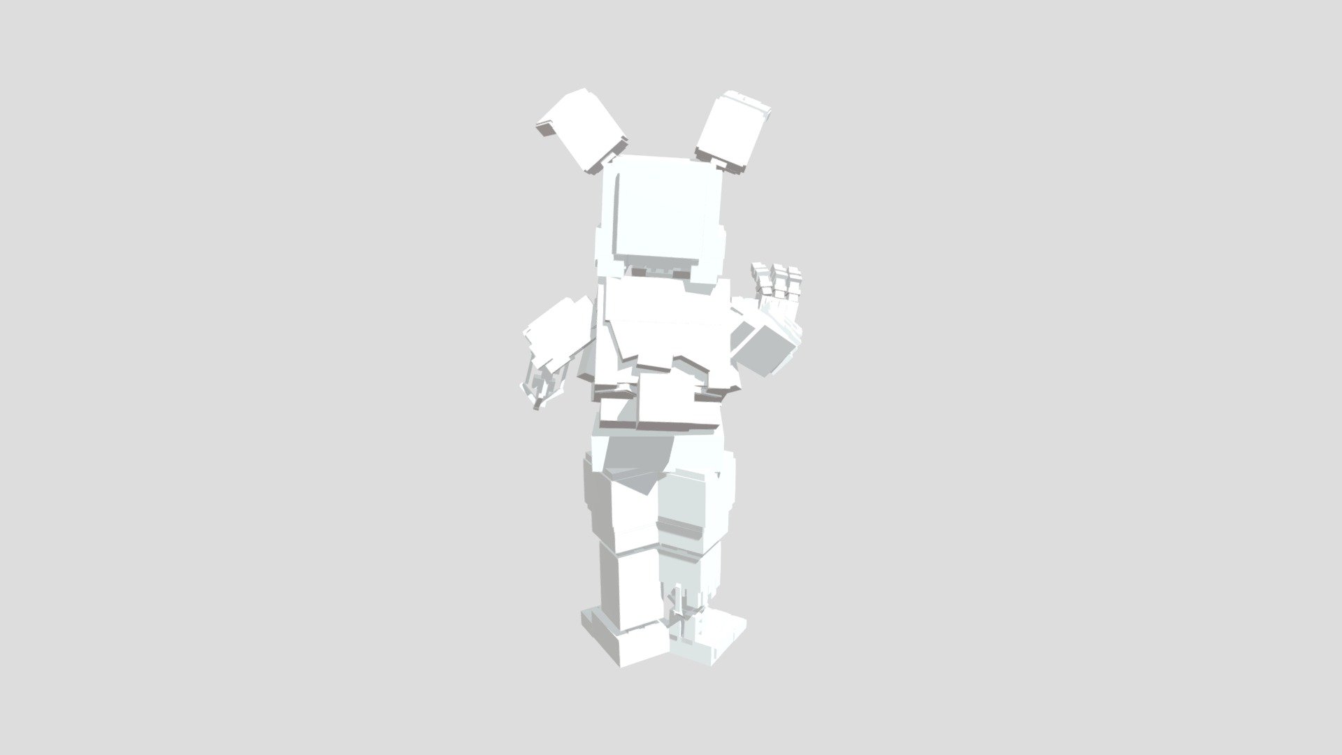 Voxel W. Toy Bonnie (With Mask 🎭) - 3D model by 🍕 | Swizzie's | 🍕 ...