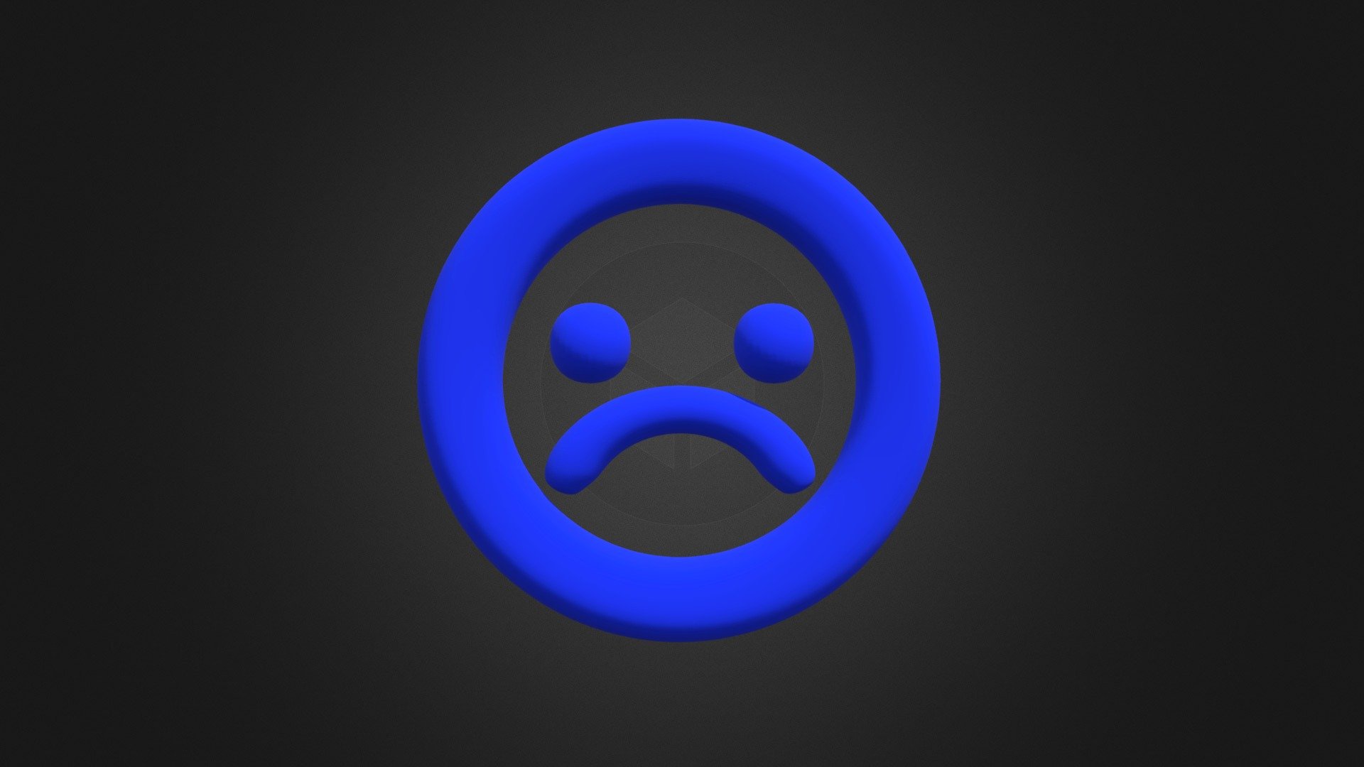 Sad 3D icon - Download Free 3D model by summer57 (@summer5717) [60d1d67 ...