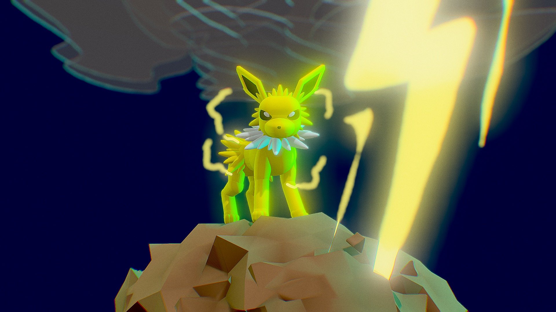 Jolteon - Download Free 3D model by Squirmy Worm (@squirmyworm064 ...