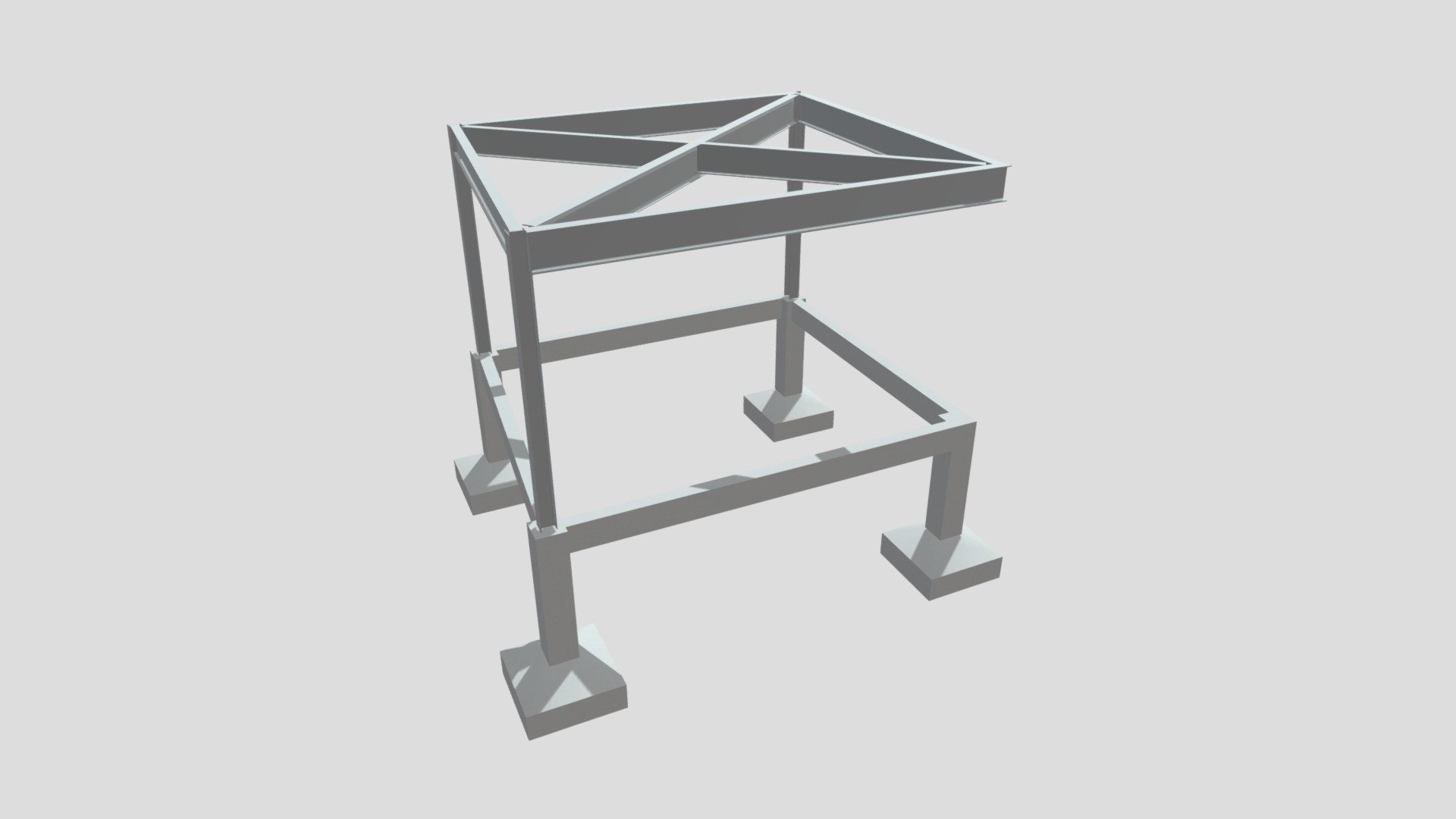 Projeto Estrutural - Área Gourmet N48 - 3D model by brenobeltrao ...
