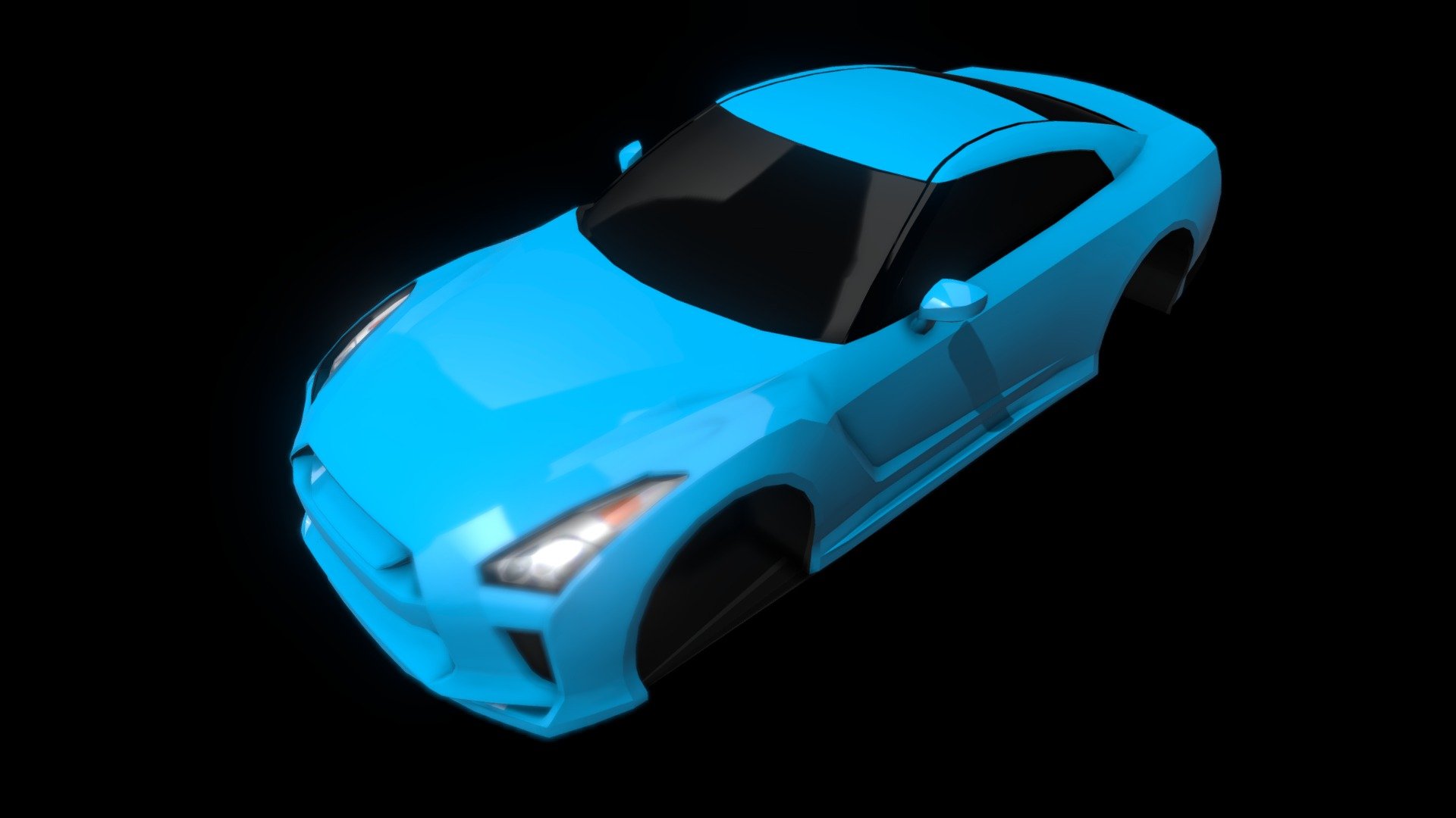 Nissan GT-R - 3D model by yelaman.arts (@elamanbolushan) [60d536b ...