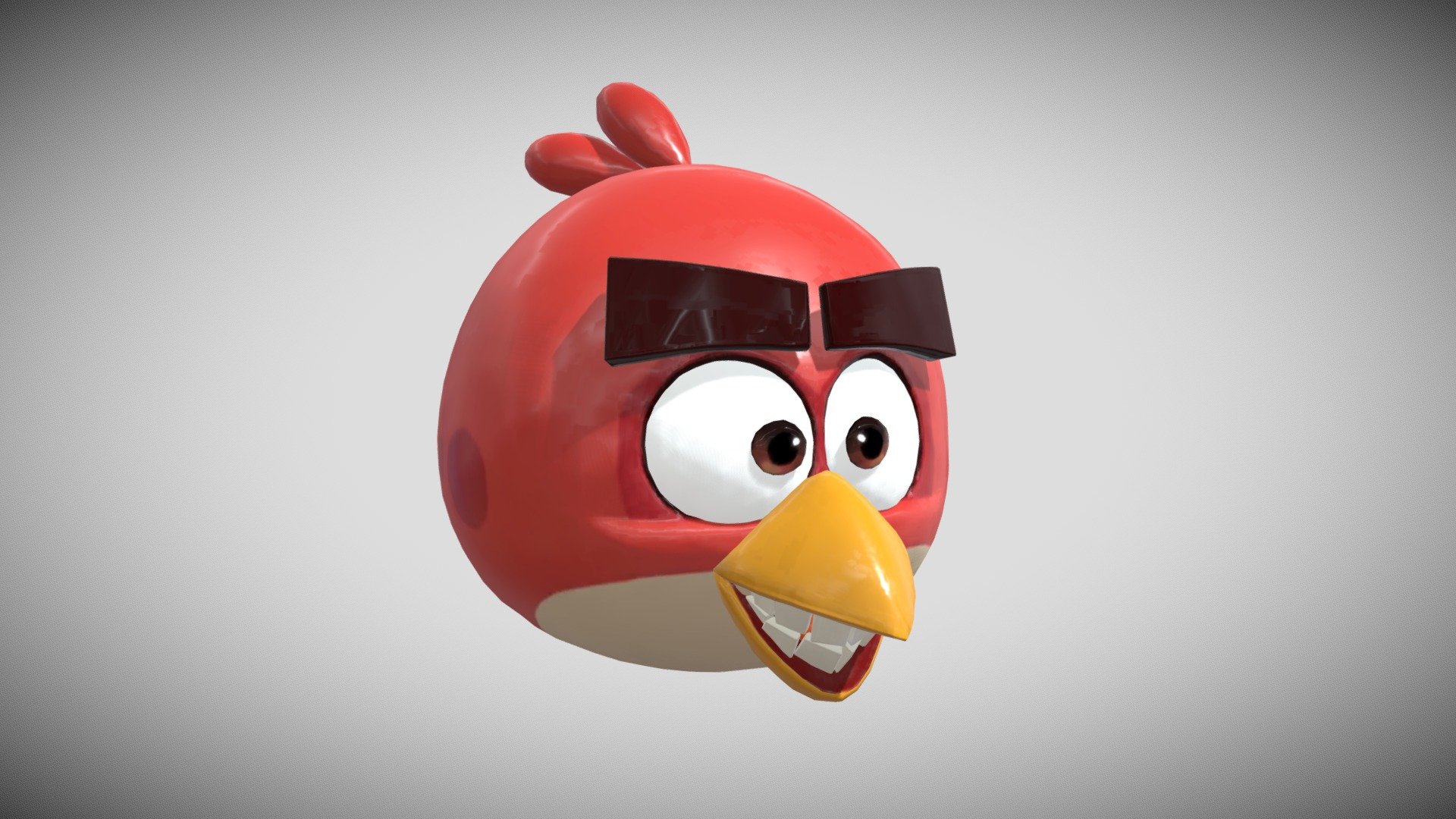 Angry Birds Rush - Red - Download Free 3D model by ...