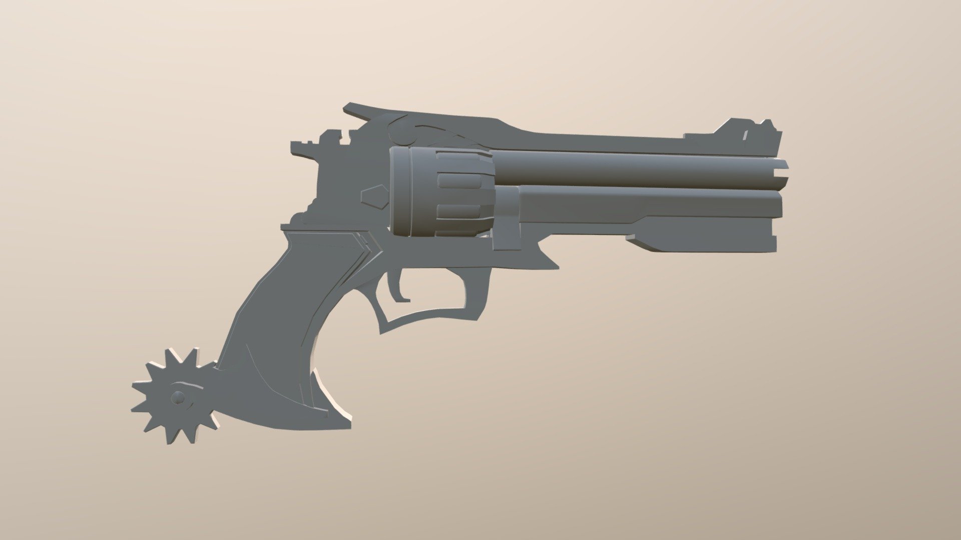 Mccree Gun Low Poly - 3D model by s013952h [60d872e] - Sketchfab
