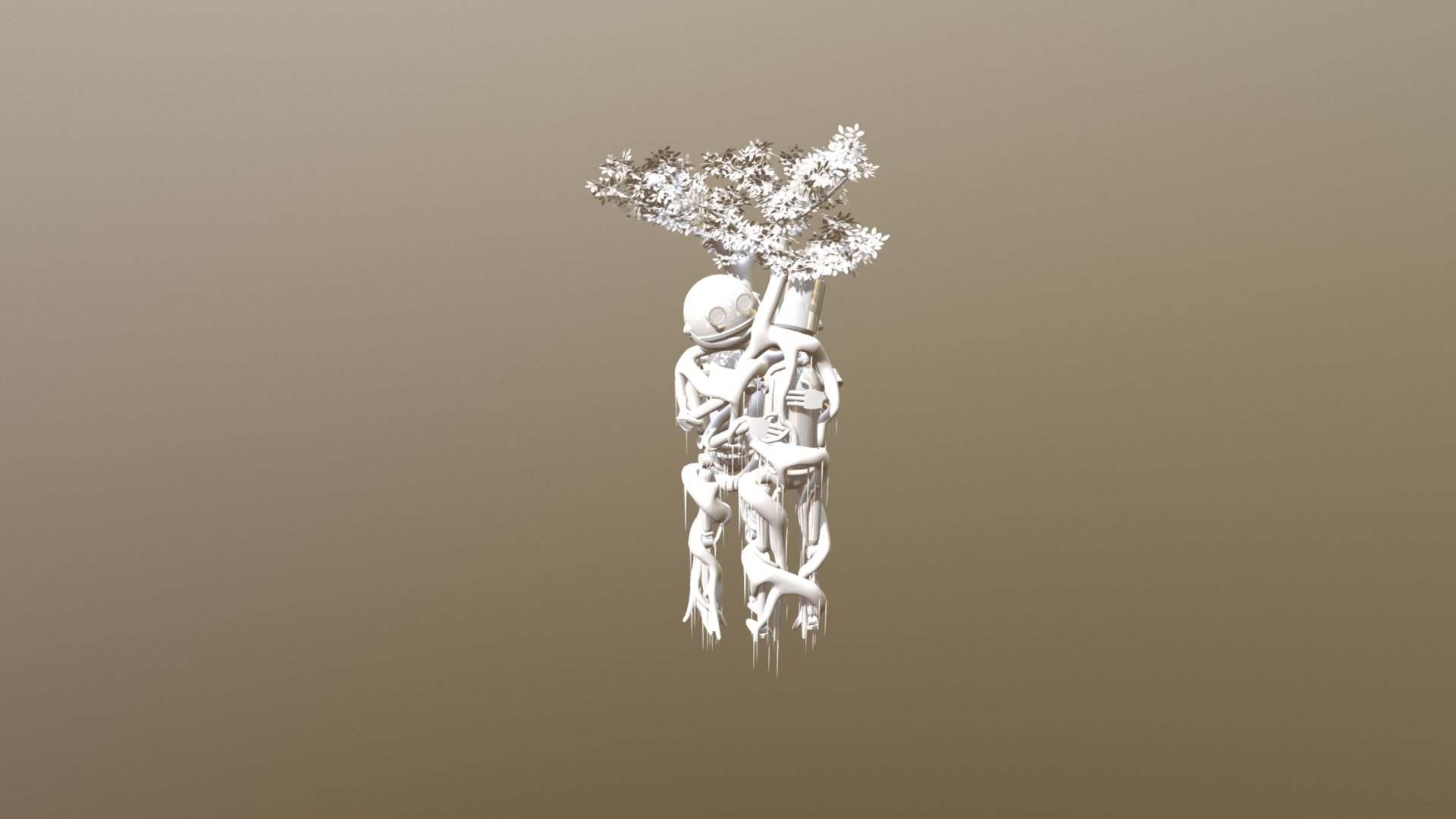Nature takes over. - 3D model by davefarley [60d87b2] - Sketchfab