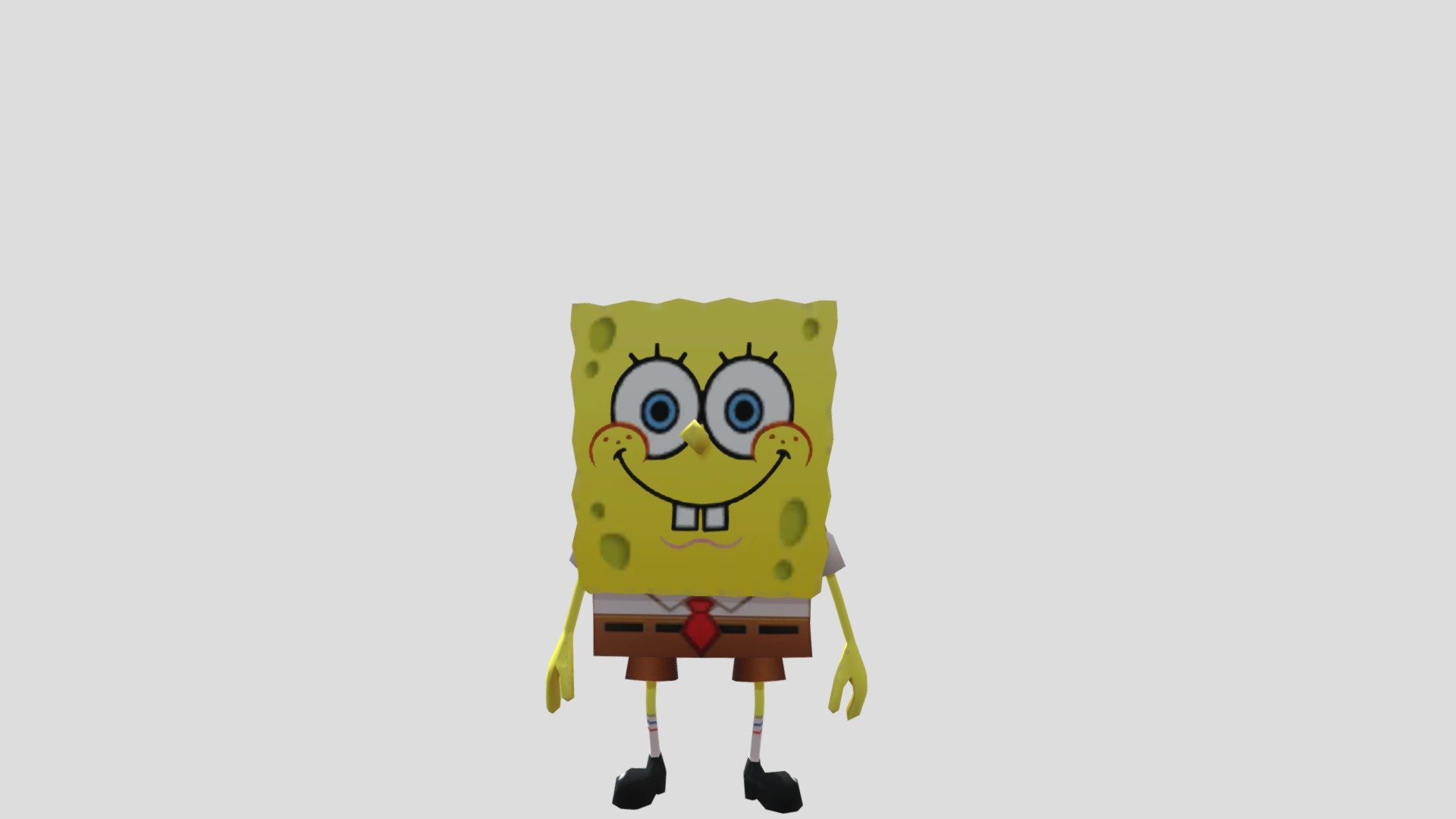 SpongeBob GameStation - SpongeBob (Early 2017) - 3D model by ...