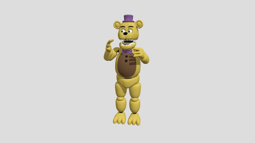 FNAF Nostalgia - A 3D model collection by Plush Fredrick (@Kirillanchev ...