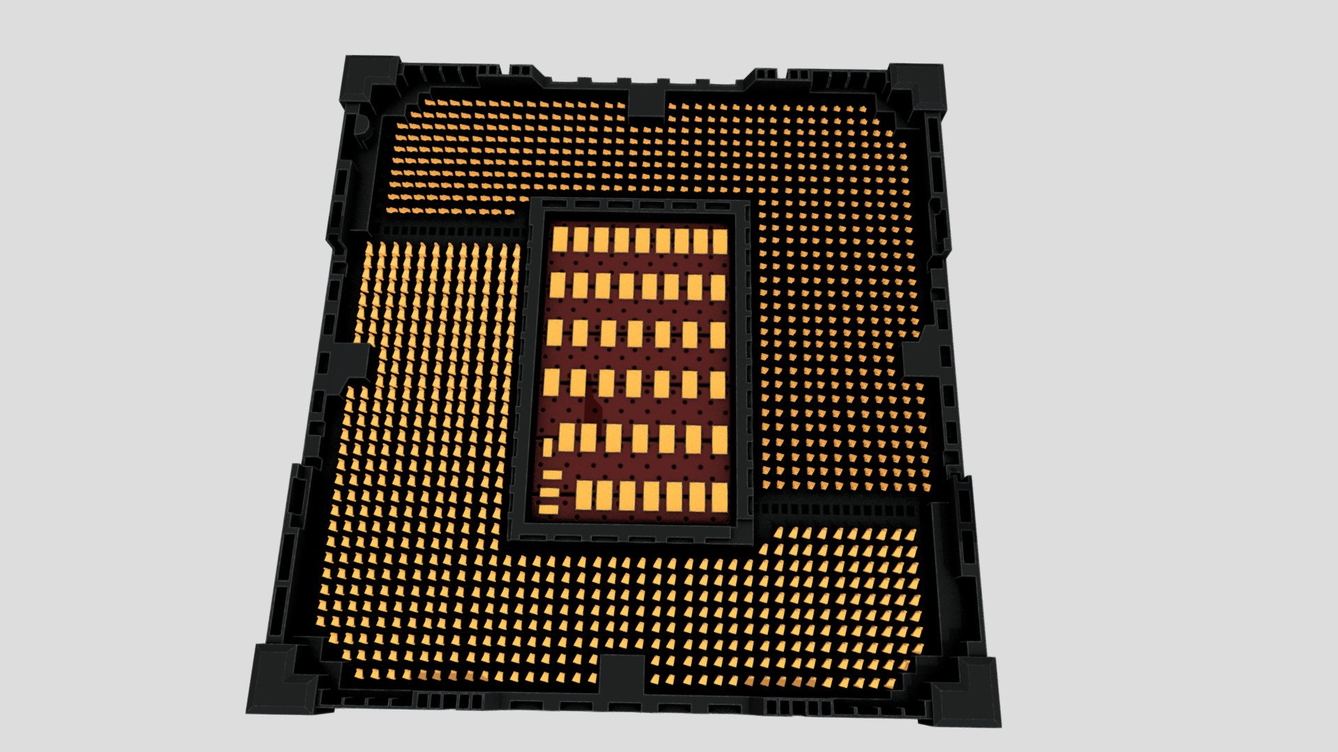 Intel CPU socket - Download Free 3D model by Lagst [60daead] - Sketchfab