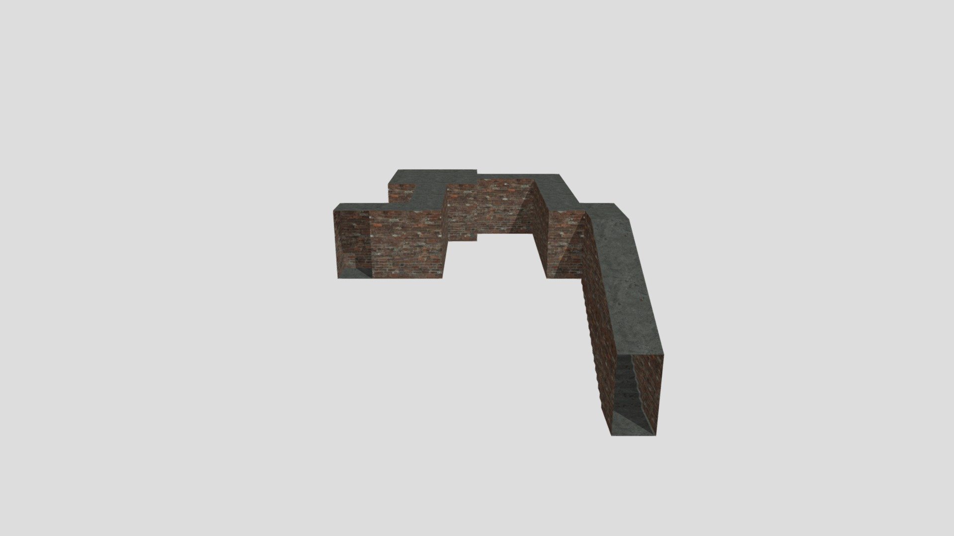 SCP 087-B Corridor with Small Room - Download Free 3D model by SCP ...