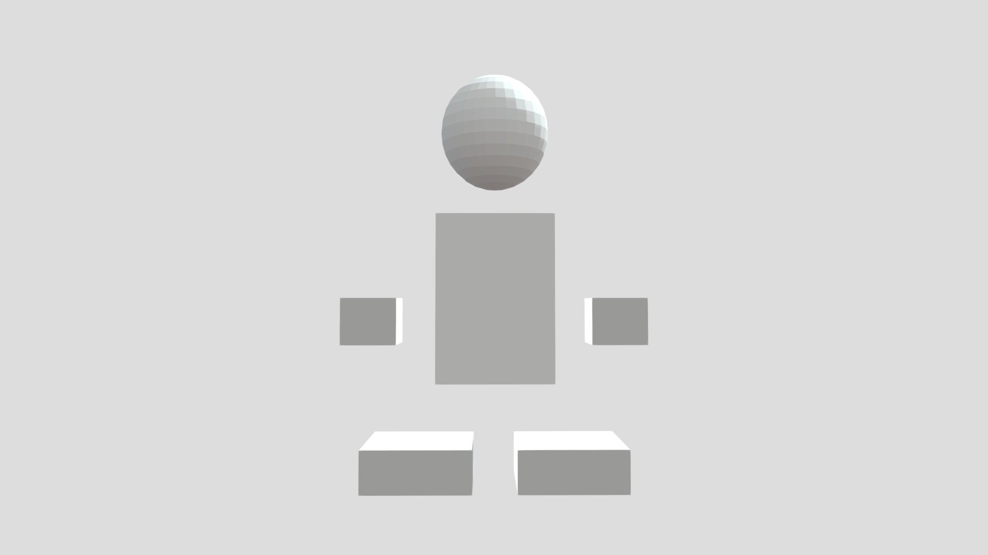 Blocky Guy (Blender Model) - Download Free 3D model by Robloxian Costa ...