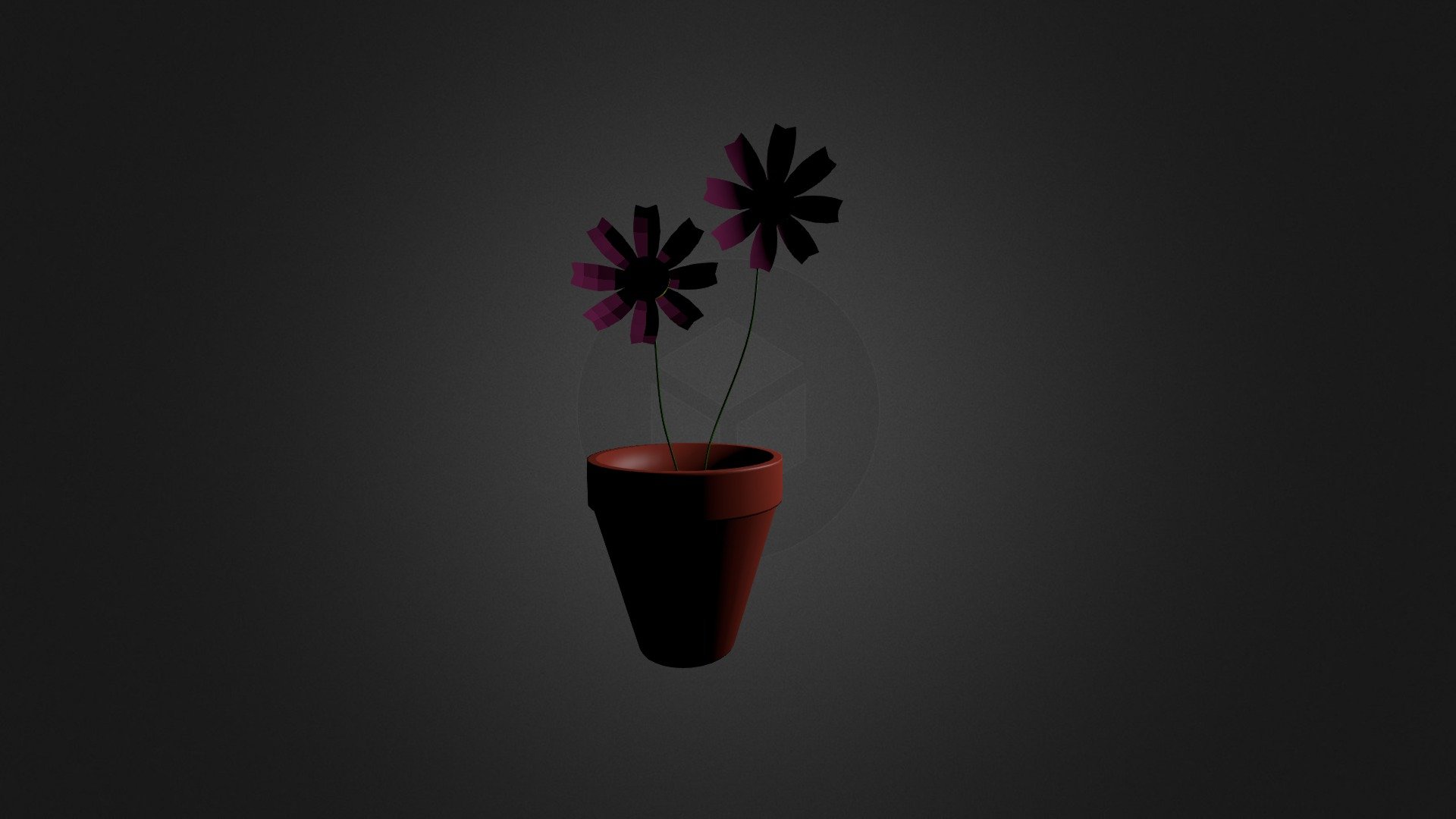 Flower Pot - 3D model by Alnilam (@aslan) [60deb8e] - Sketchfab