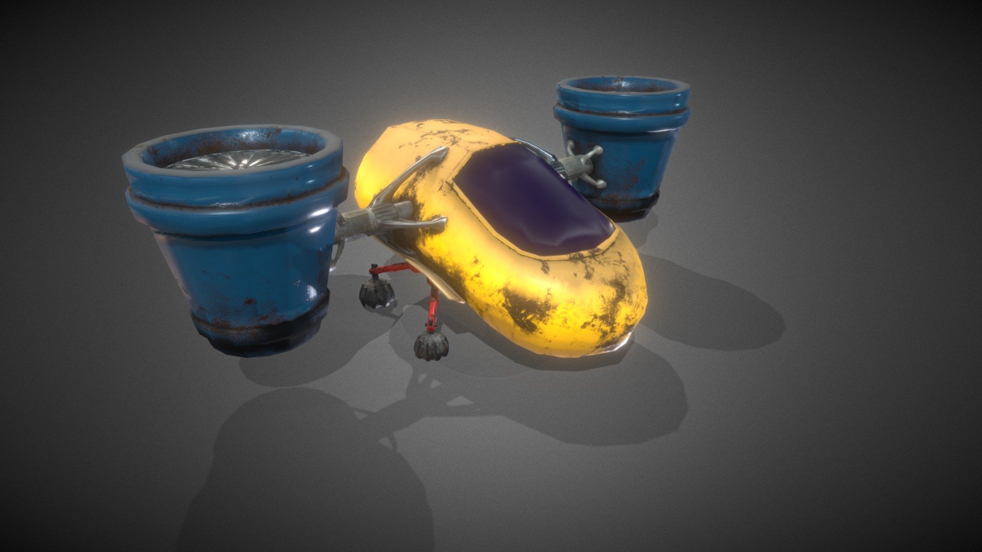 Exploration Mini Ship - Download Free 3D model by MAster.P (@Miguel ...