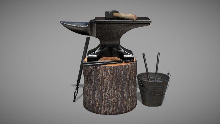 Medieval Blacksmith Anvil