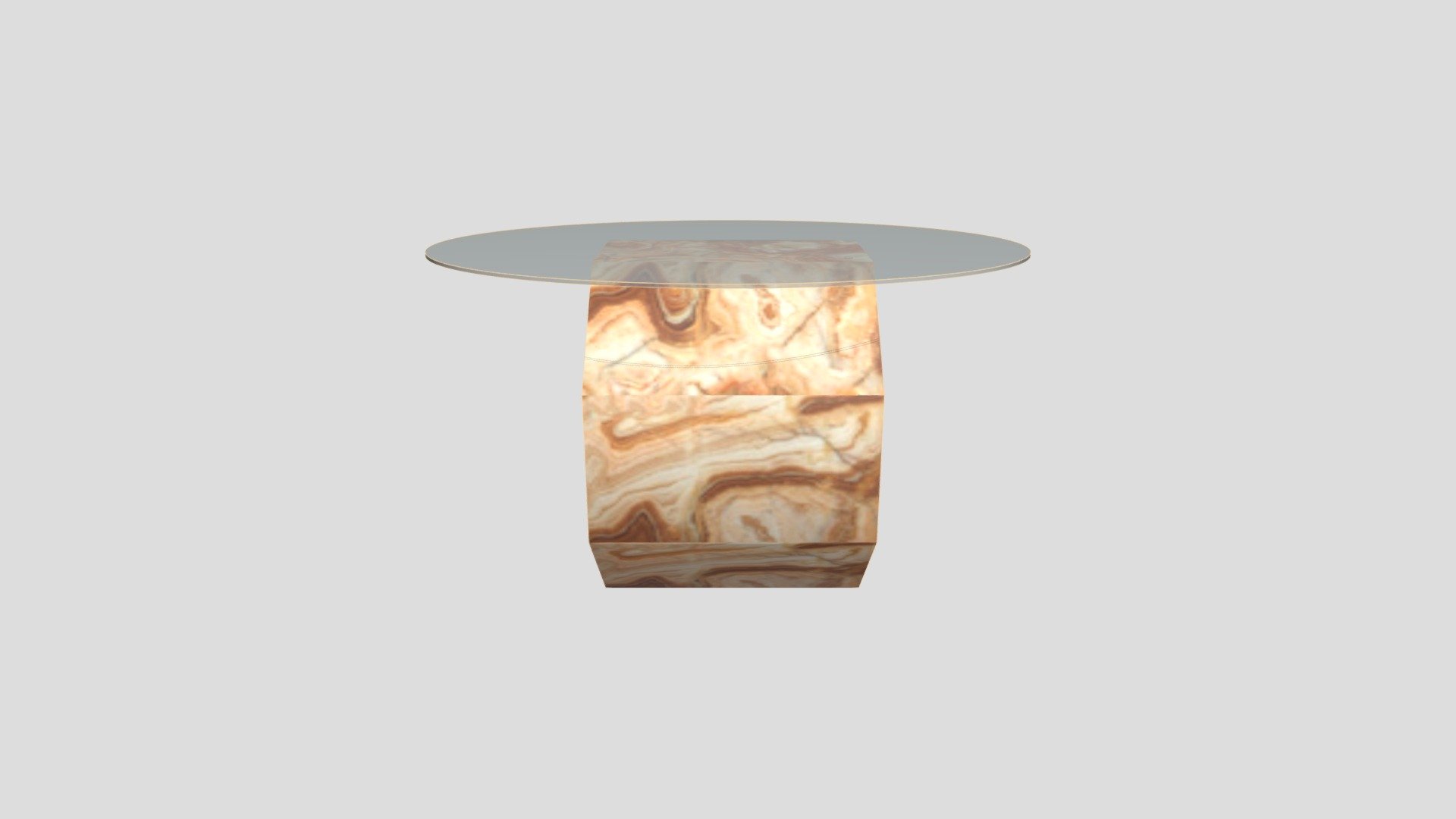 Octagon Coffee Table 3D Model - 3D model by OZAN YASAR (@ozanyasar ...