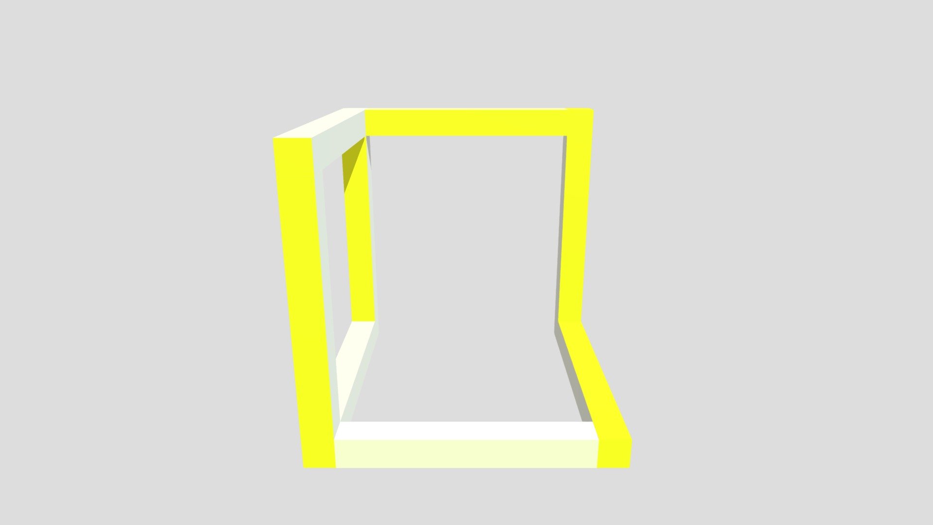 yellow cube three - 3D model by samantha_dietze [60e63c5] - Sketchfab