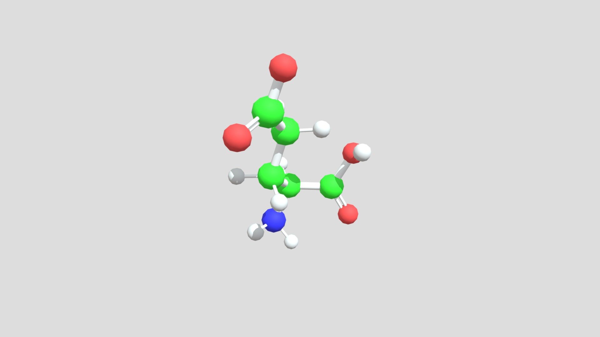 Glutamic Acid - 3D model by DrSmashy [60e7a2c] - Sketchfab