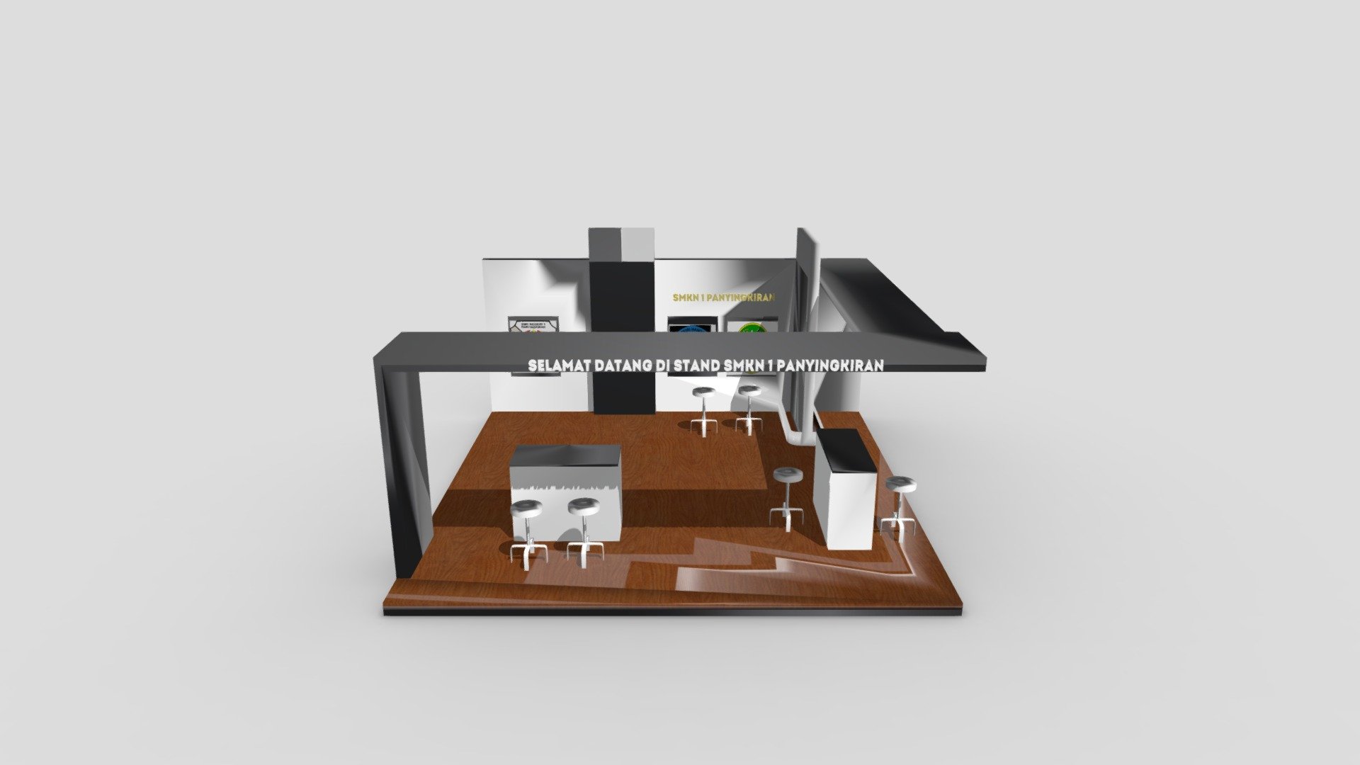 BOOTH NESAPA - 3D model by ENDIN MUHTADIN (@endin1i) [60e9de3] - Sketchfab