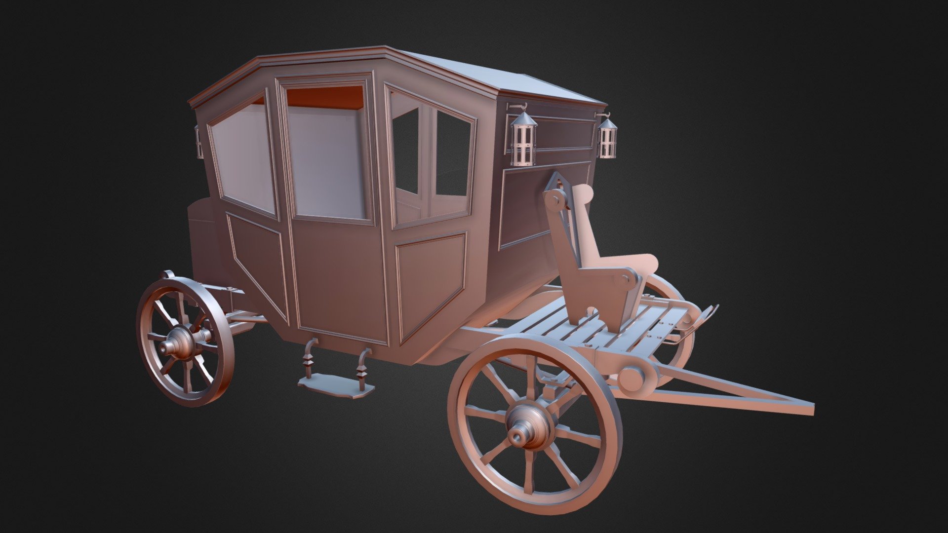 Carriage_1 - 3D model by yevheniy3d [60ea4fa] - Sketchfab