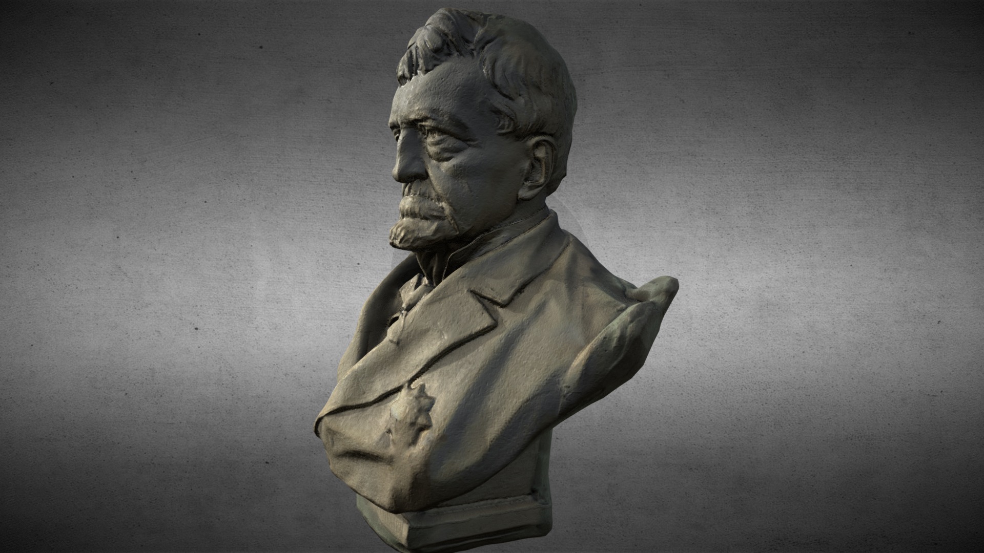Repaired scan of a bust of Emmanuel Servais. - 3D model by Silas Merlin ...