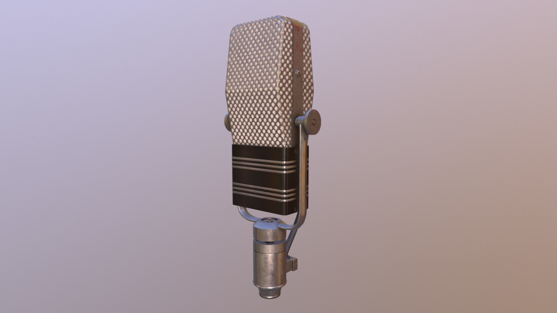 Old Microphone - 3D model by piotrmi [60ecaad] - Sketchfab