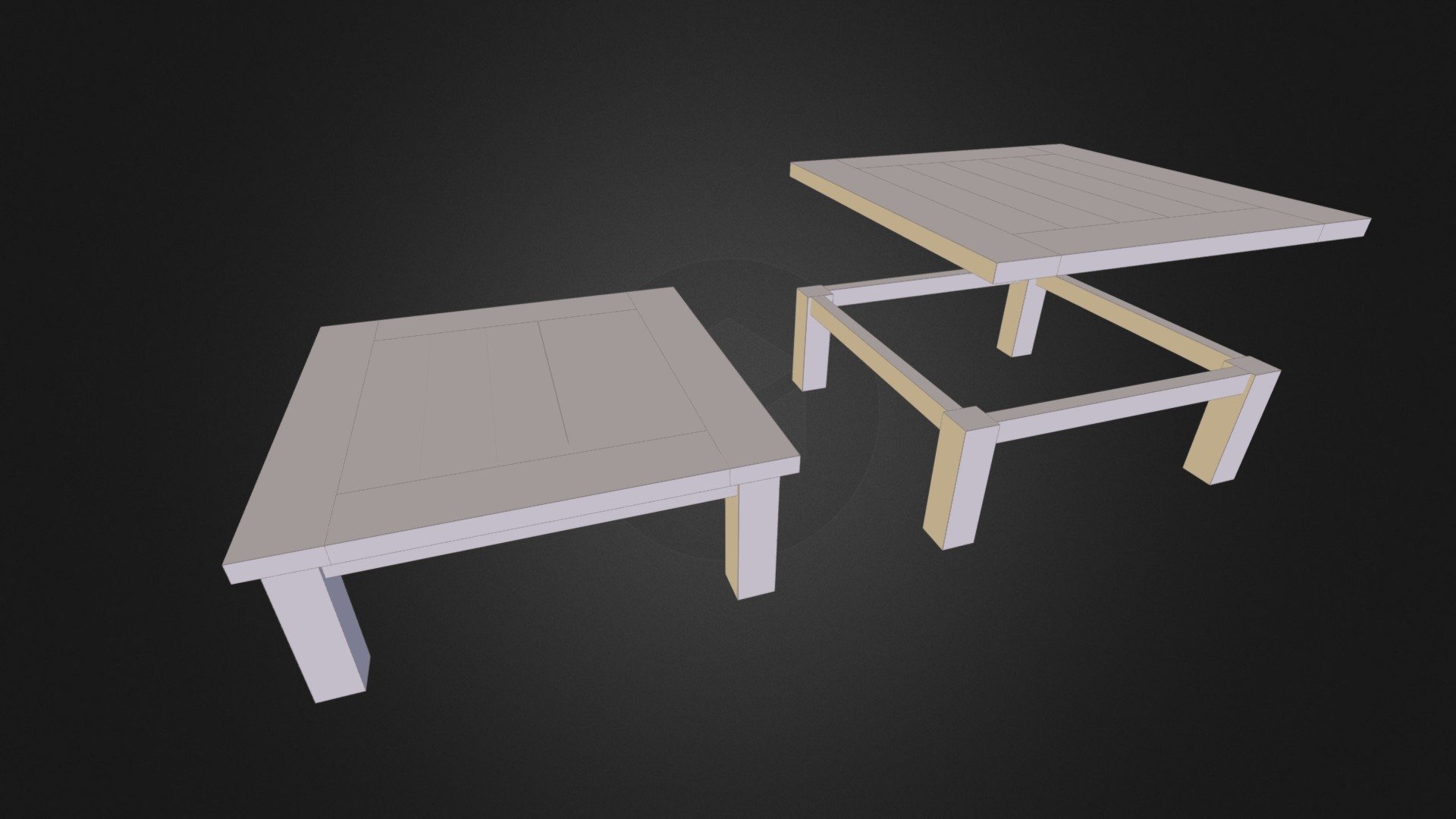 Coffee_table - 3D model by BradCad (@bigbobbrad) [60ed1de] - Sketchfab