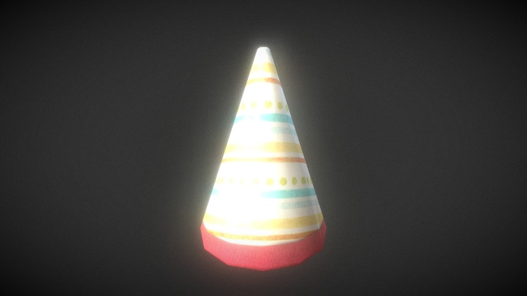 Party Hat - 3D model by smsithlord [60f0e3e] - Sketchfab