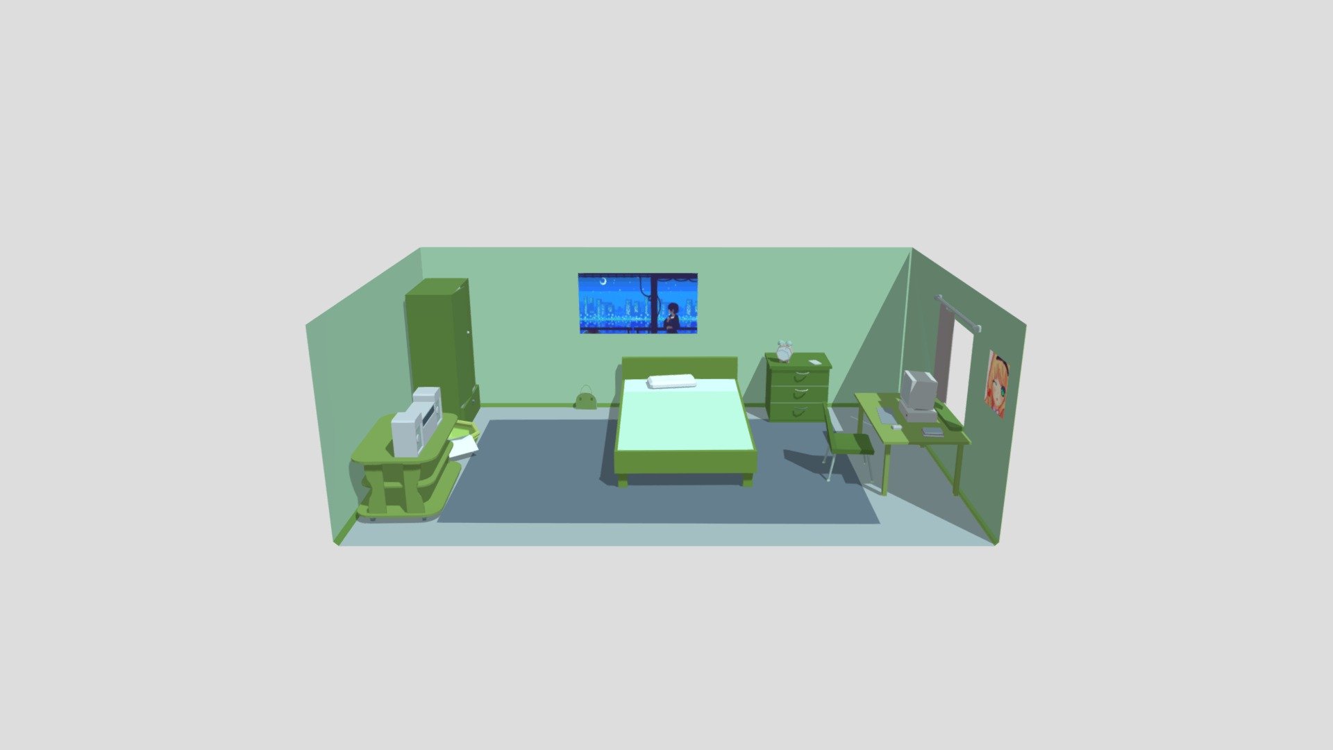 room - Download Free 3D model by sendpie [60f0ea5] - Sketchfab