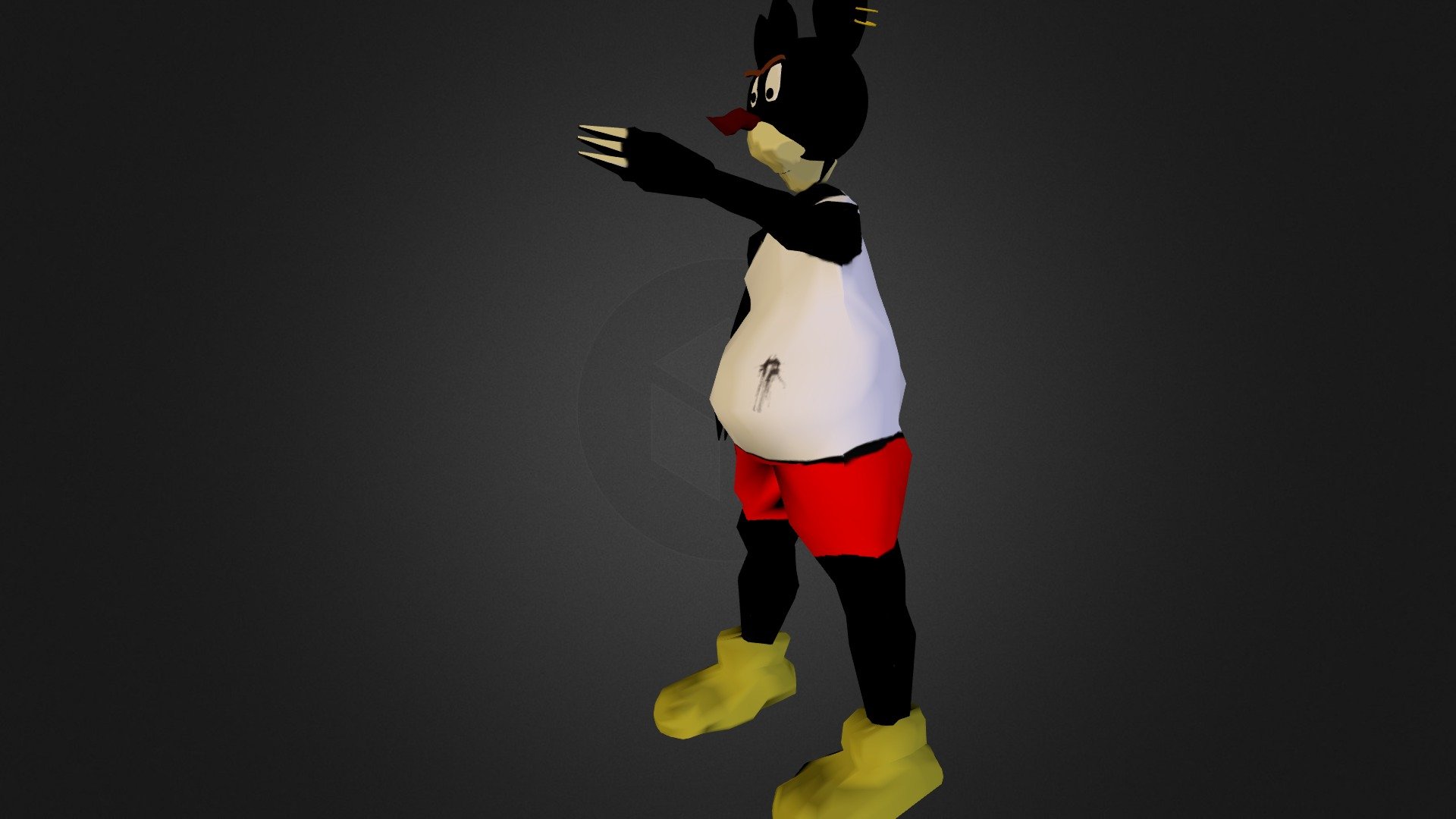 Rickey Rat - 3D model by sreiter [60f1077] - Sketchfab