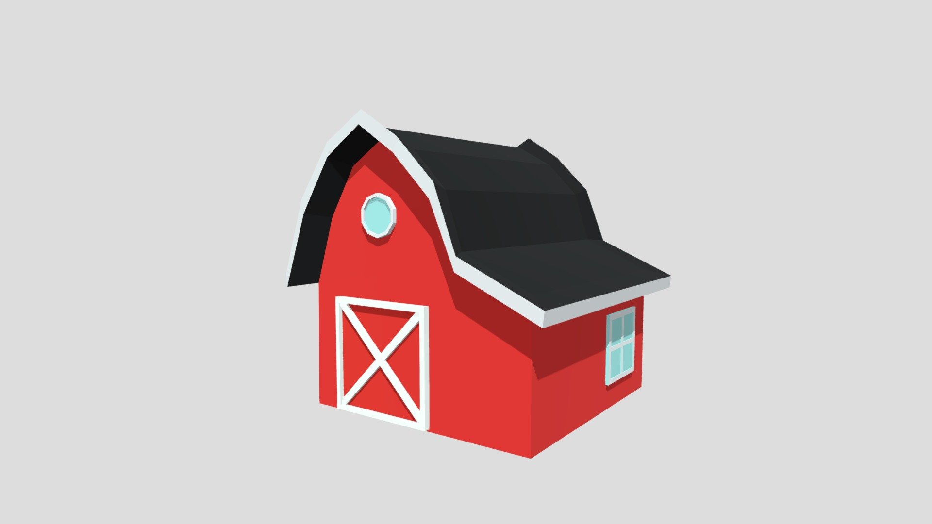 Barn - 3D model by Luiz Gustavo (@luudsk) [60f17b5] - Sketchfab