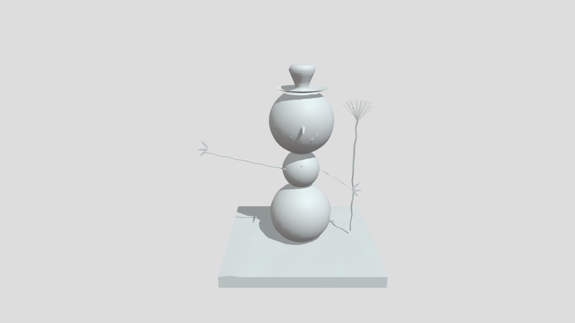 04_ Binato_snowman - 3D model by Binato.Tan [60f4612] - Sketchfab