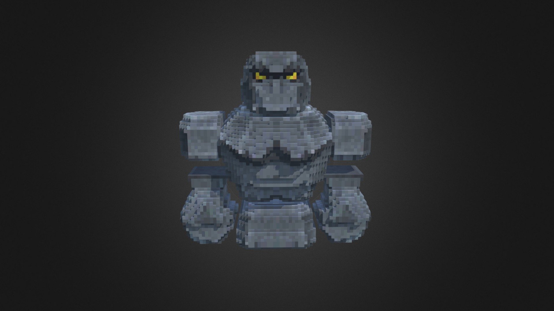 Rock Golem - Golem de Pierre : Idralwel - 3D model by Toryar (@Idralwel ...