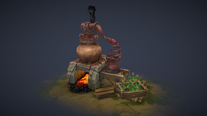 Distiller 3D models - Sketchfab