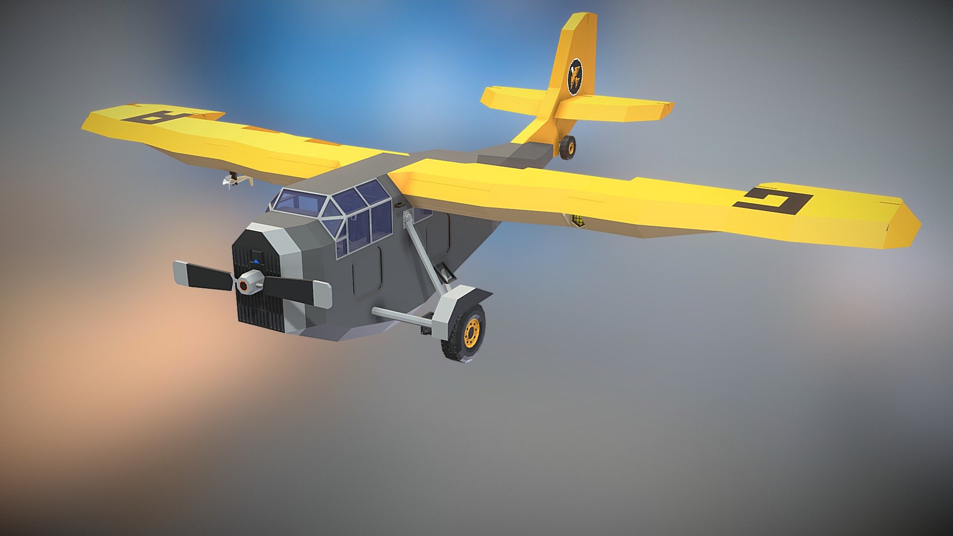 Goldwing Go.8 Robin - Stormworks - Download Free 3D model by Thales ...